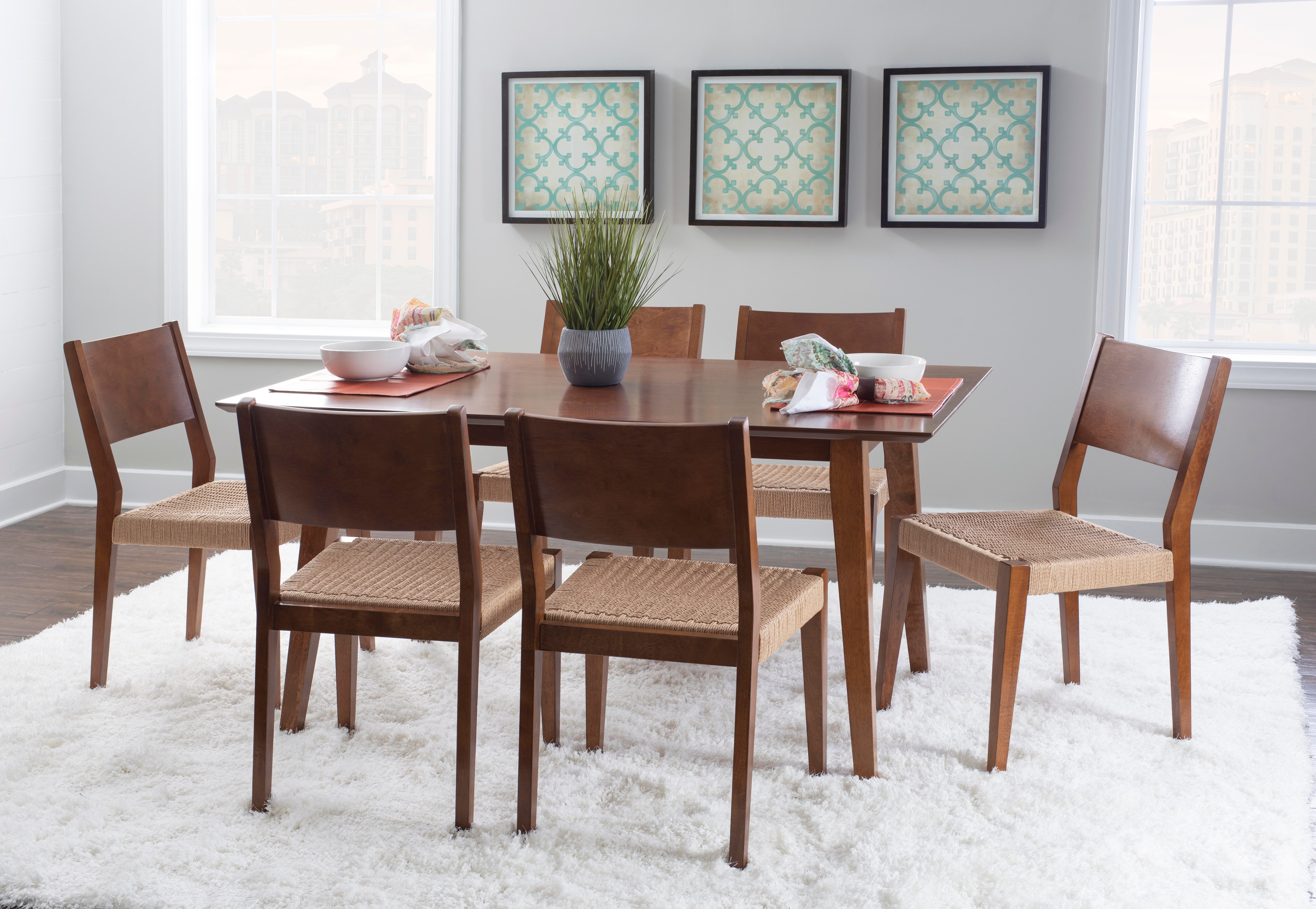 Click here for Linon Farren Dining Table and 6 Chairs  Brown prices