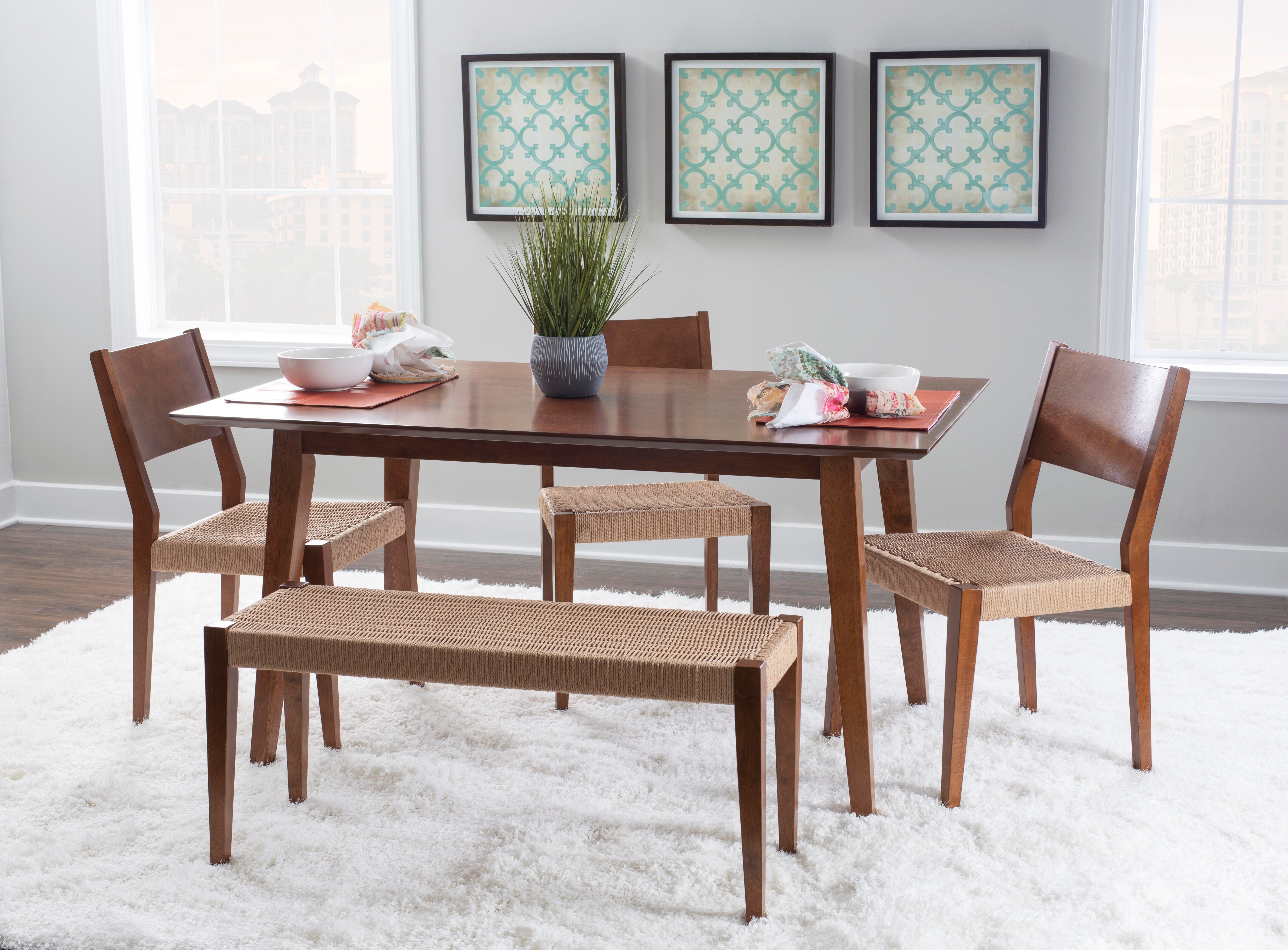 Click here for Linon Farren Dining Table and 5 Chairs  Brown prices