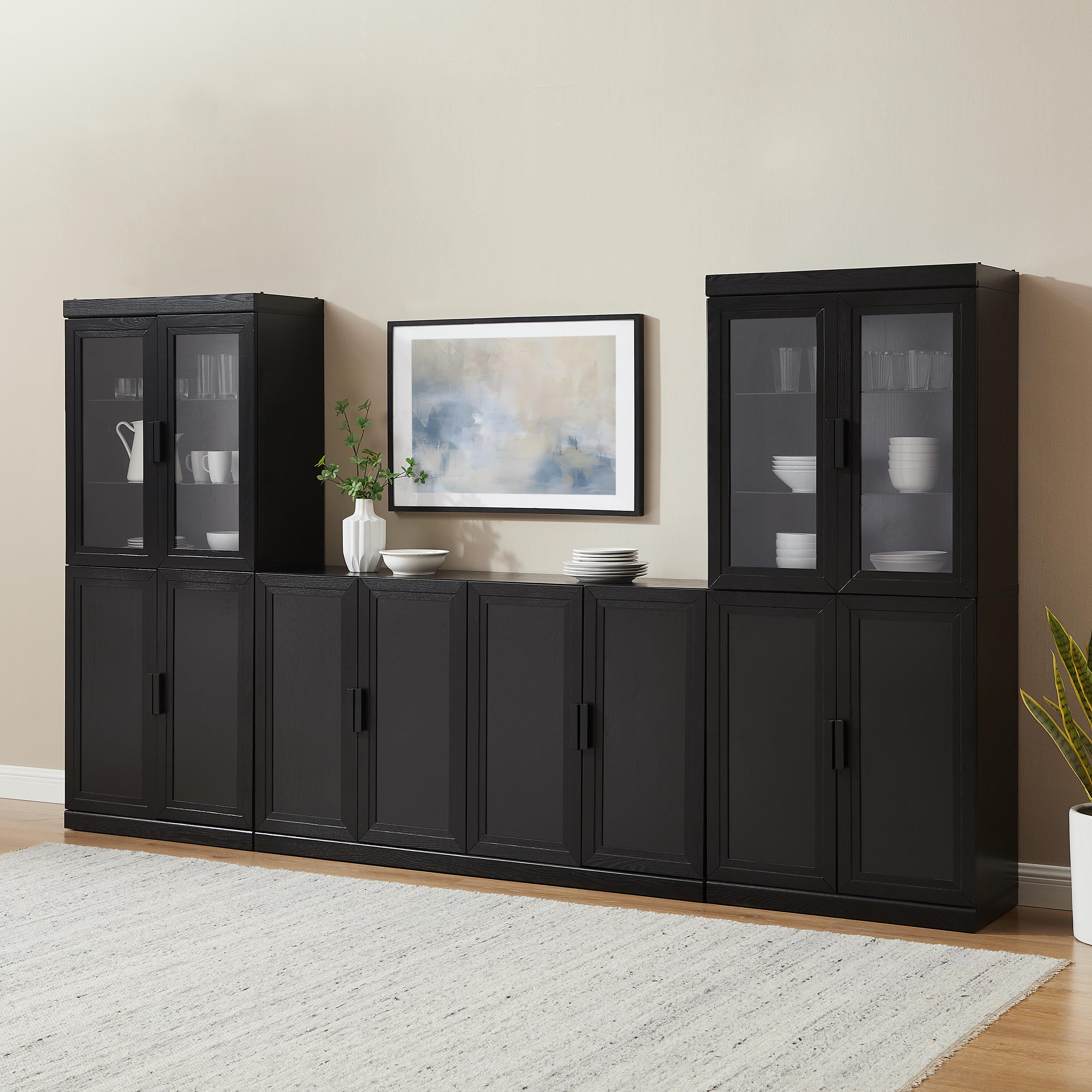 Click here for Crosley Furniture Essen Sideboard and Pantry Set... prices