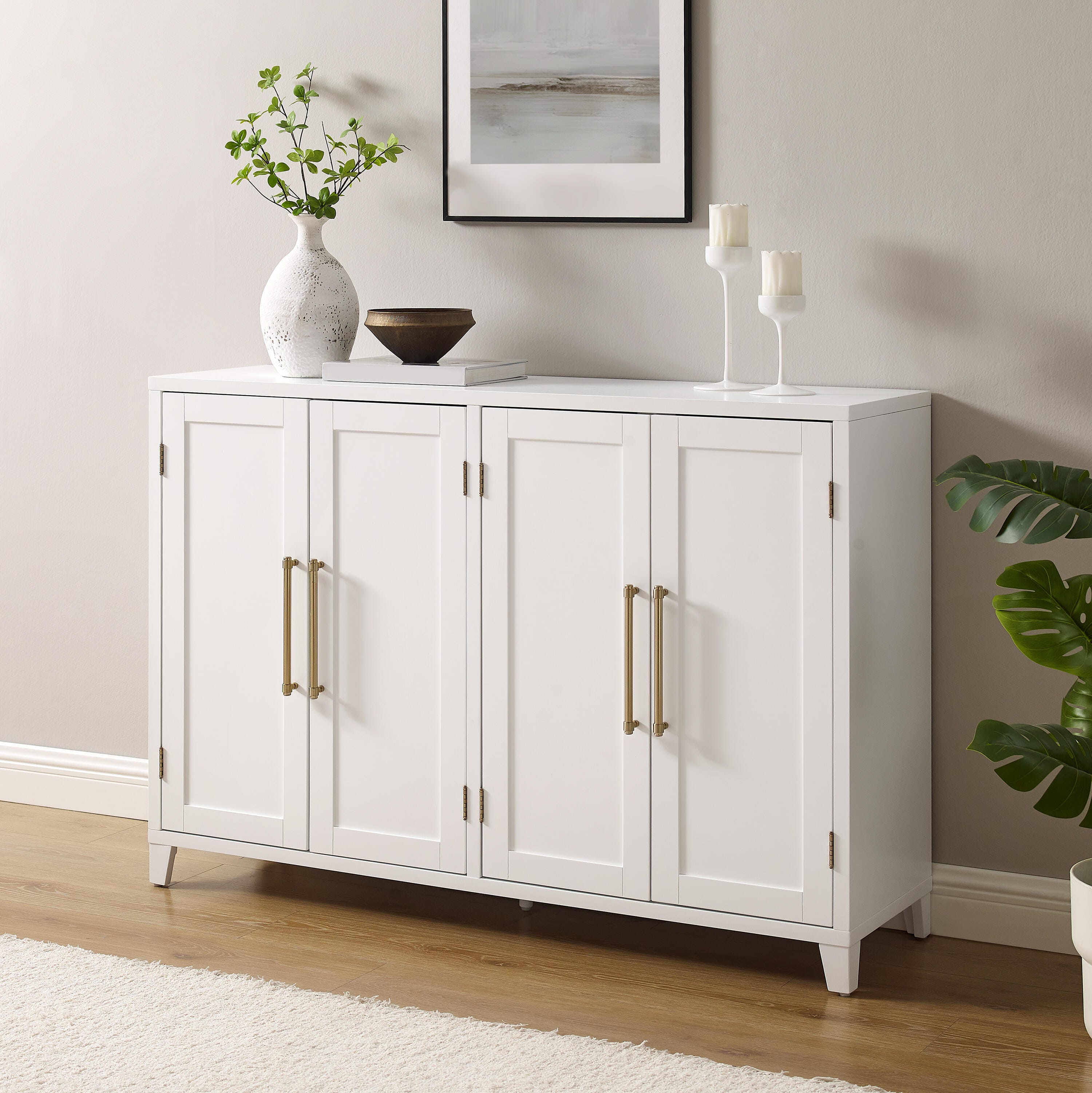 Click here for Crosley Furniture Roarke Sideboard  White prices