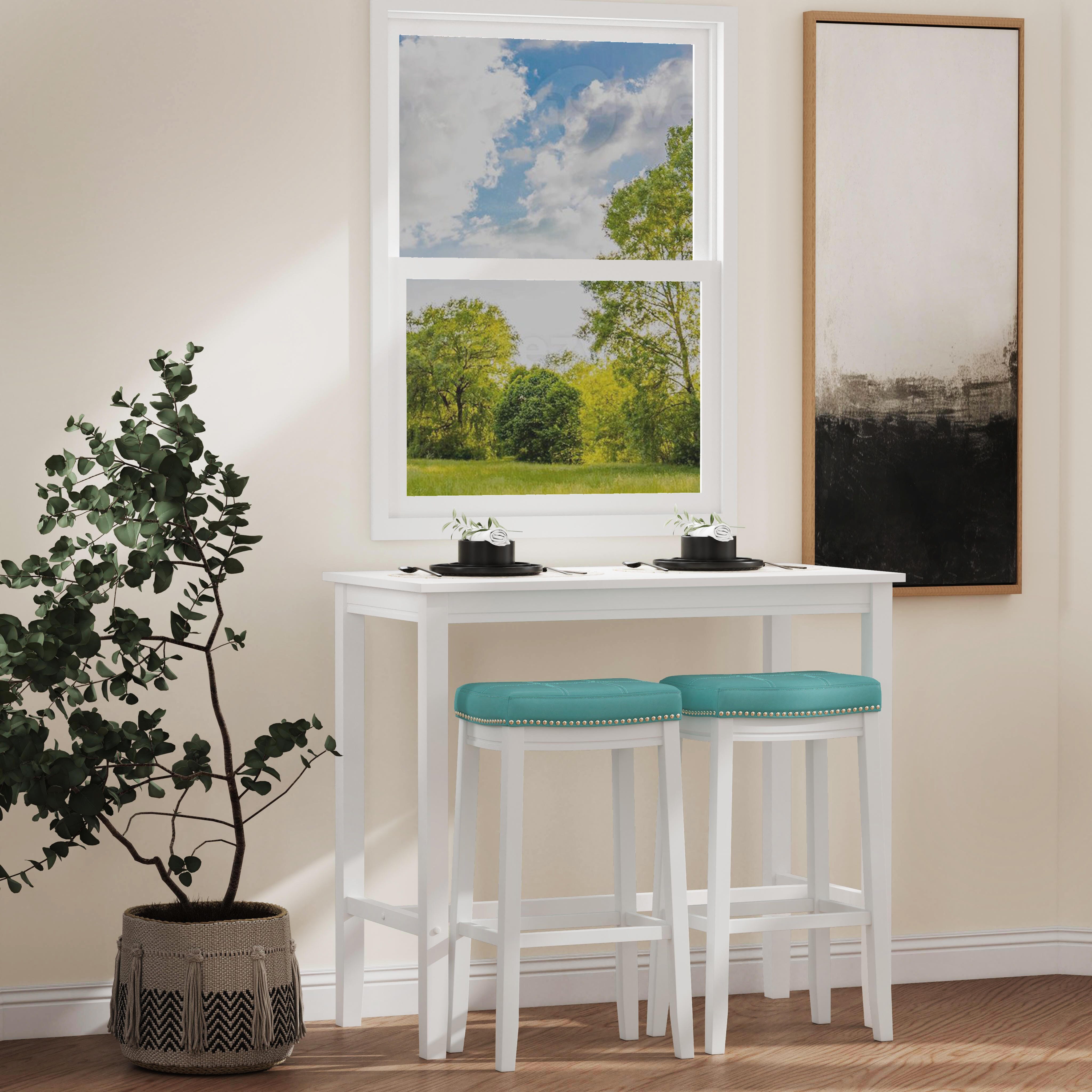 Click here for Linon Claridge Bar Height Dining Table and 2 Bar S... prices