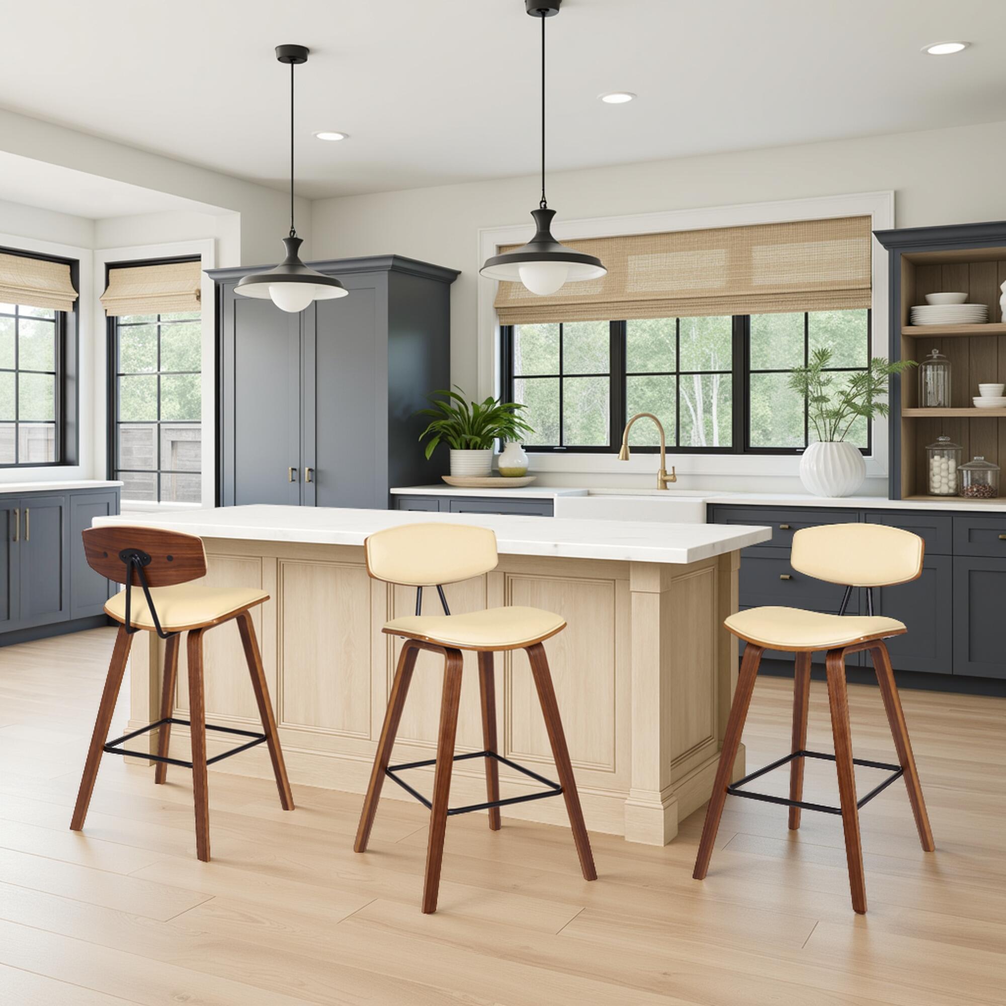 Click here for Armen Living Fox Counter Height Bar Stool (Set of... prices