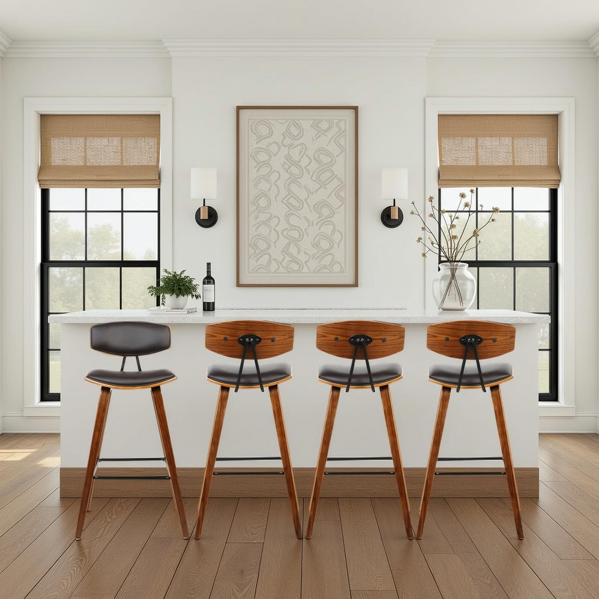 Click here for Armen Living Fox Bar Height Bar Stool (Set of 4)... prices