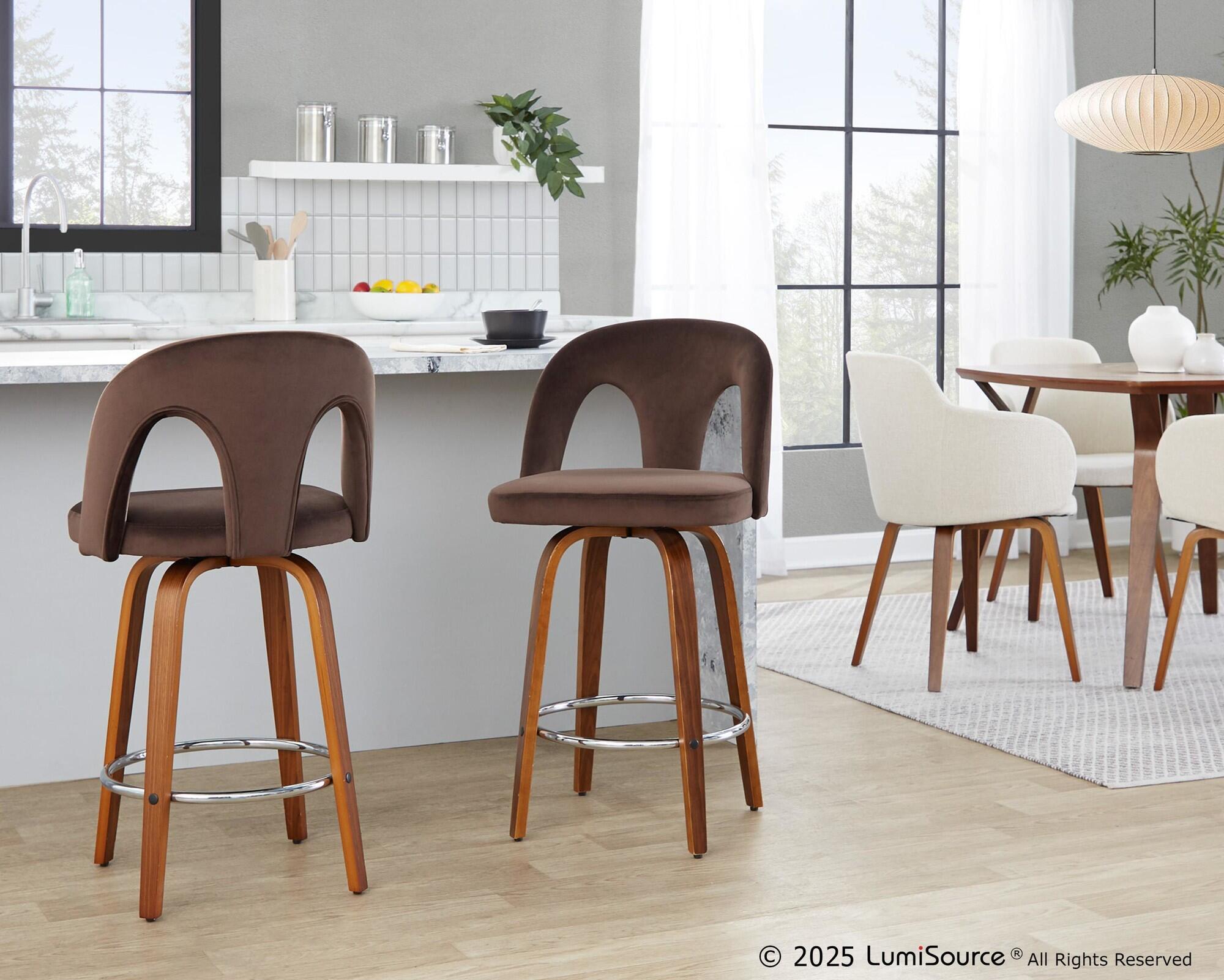 Click here for LumiSource Ava Counter Height Bar Stool (Set of 2)... prices
