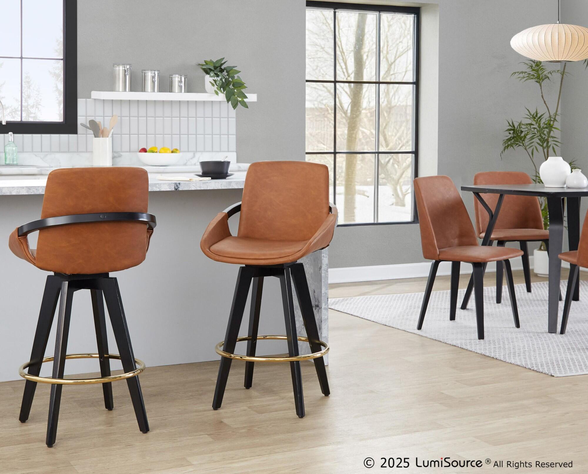 Click here for LumiSource Cosmo Counter Height Bar Stool (Set of... prices