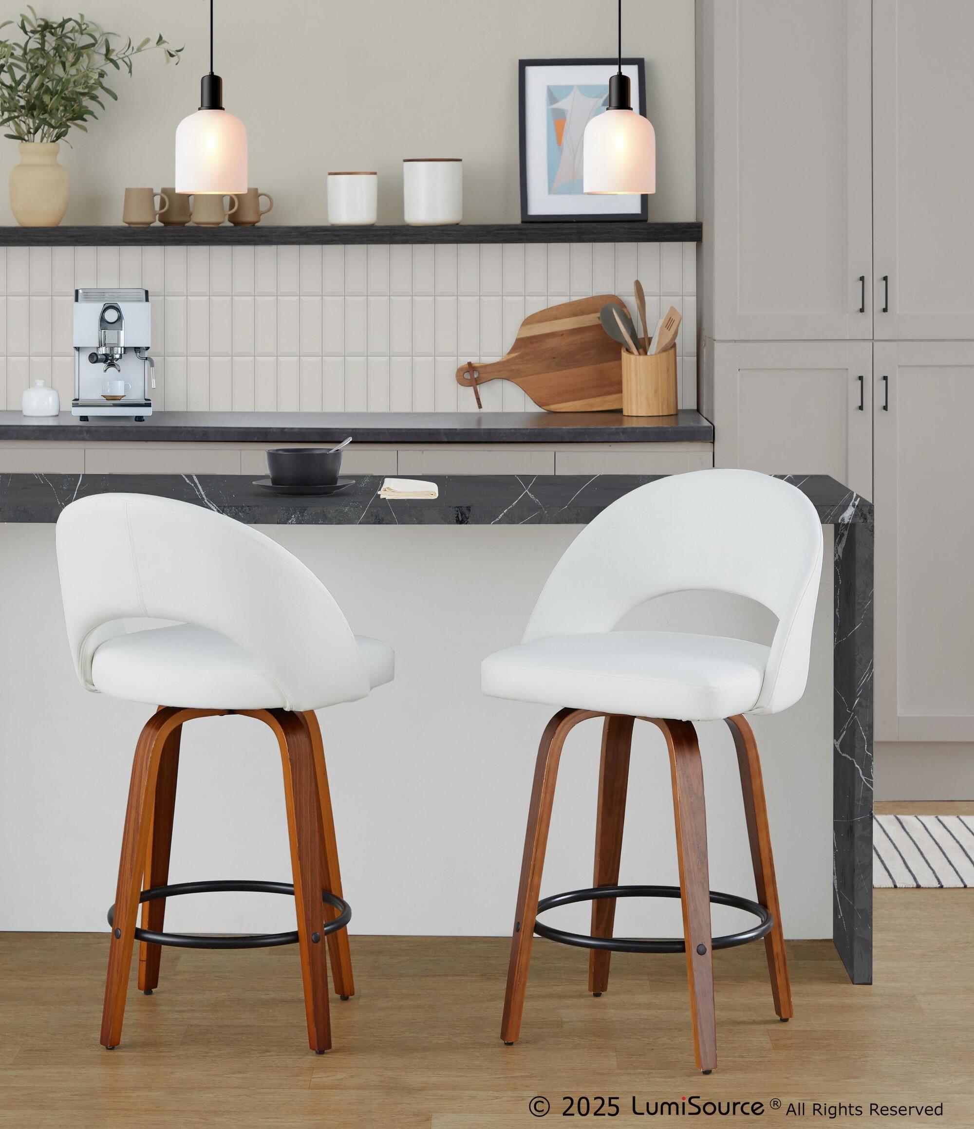 Click here for LumiSource Renee Counter Height Bar Stool (Set of... prices