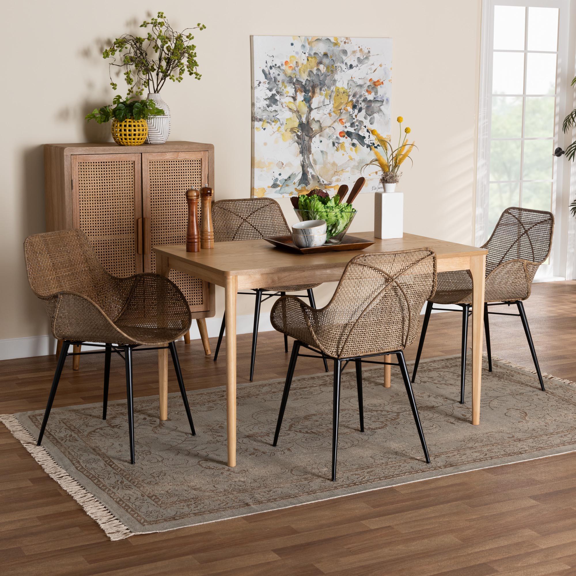 Click here for Bali & Pari Ballerina Dining Table and 4 Chairs  N... prices