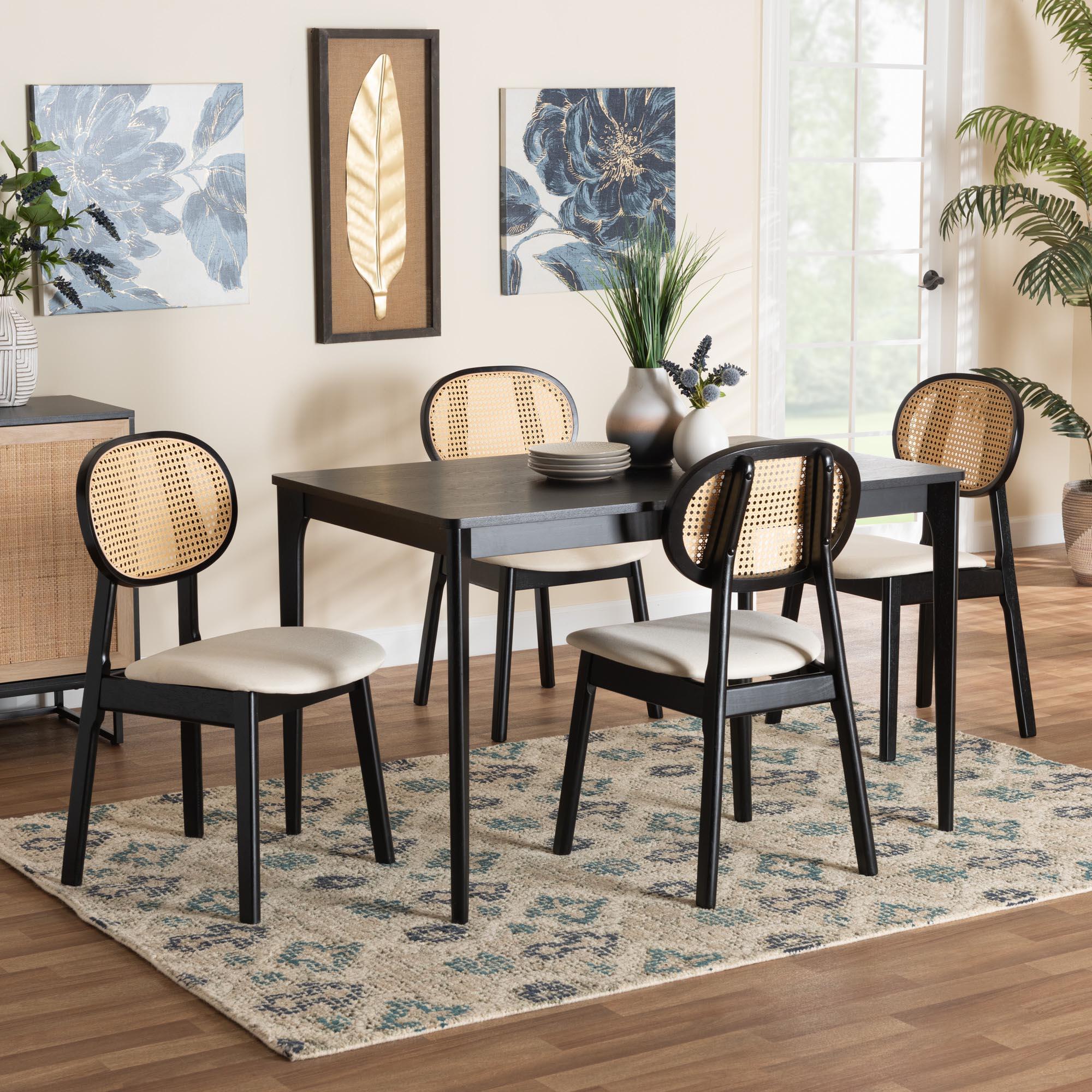 Click here for Baxton Studio Darrion Dining Table and 4 Chairs  C... prices