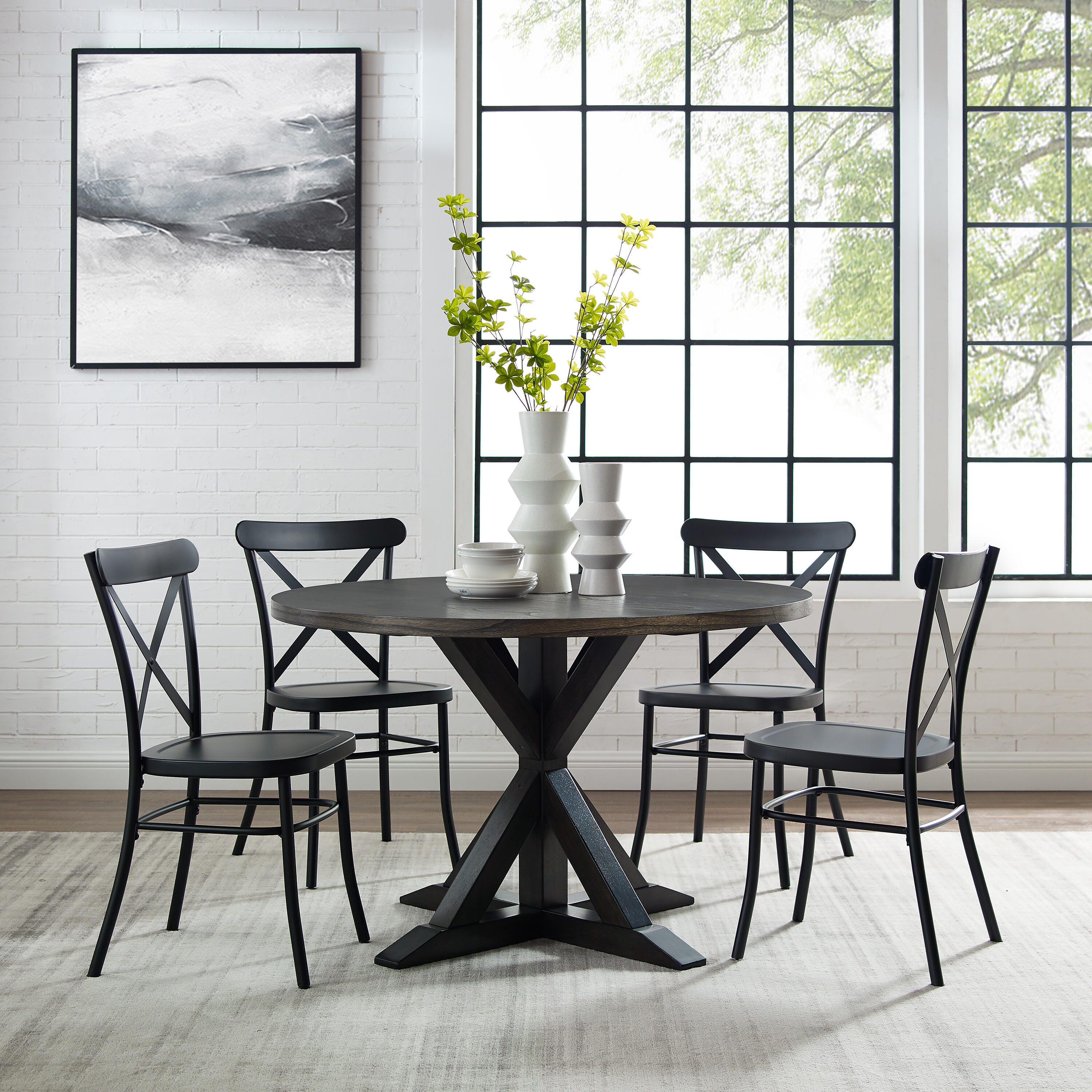 Click here for Crosley Furniture Hayden Dining Table and 4 Chairs... prices