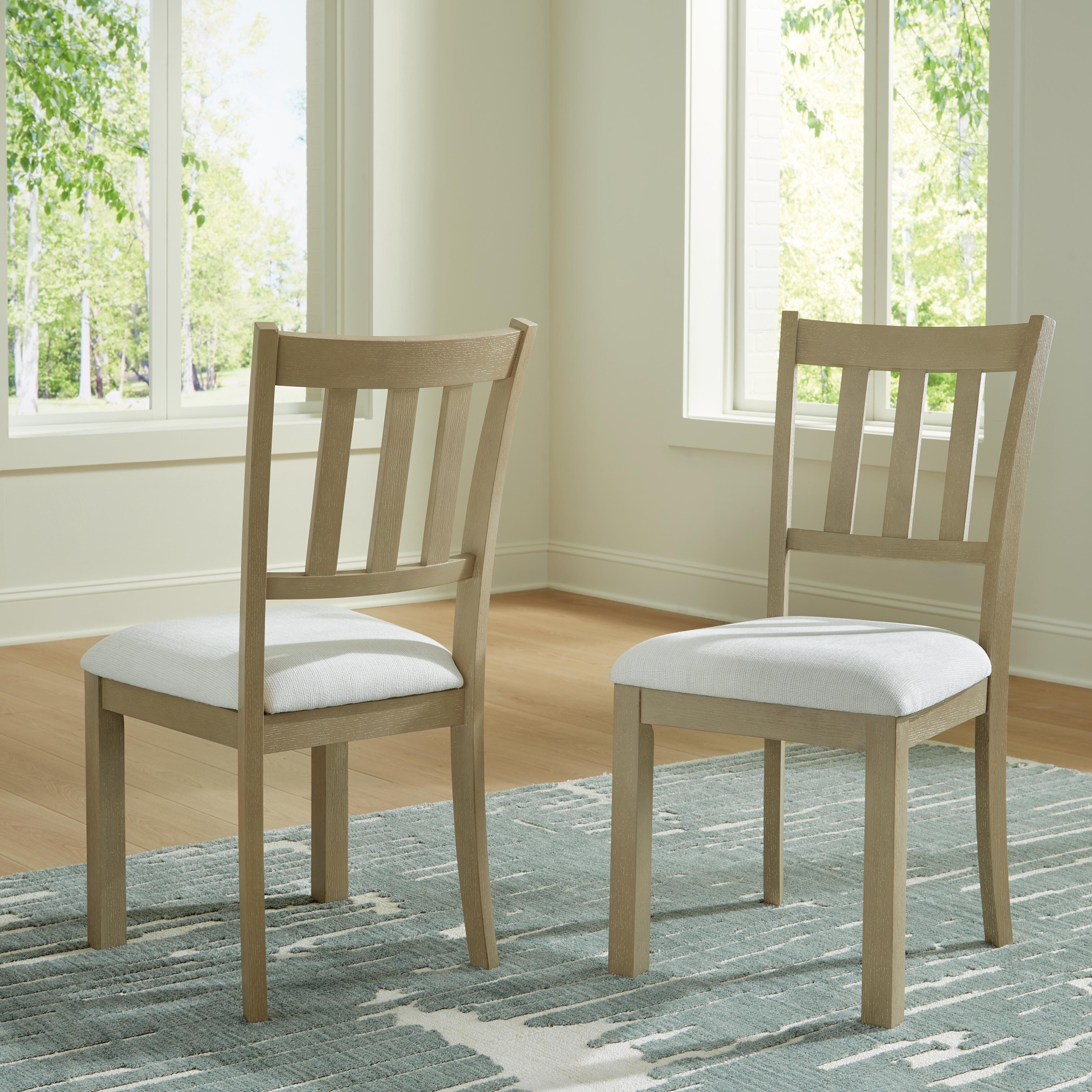 Click here for Calmoro Dining Chair  Off White/Gray prices