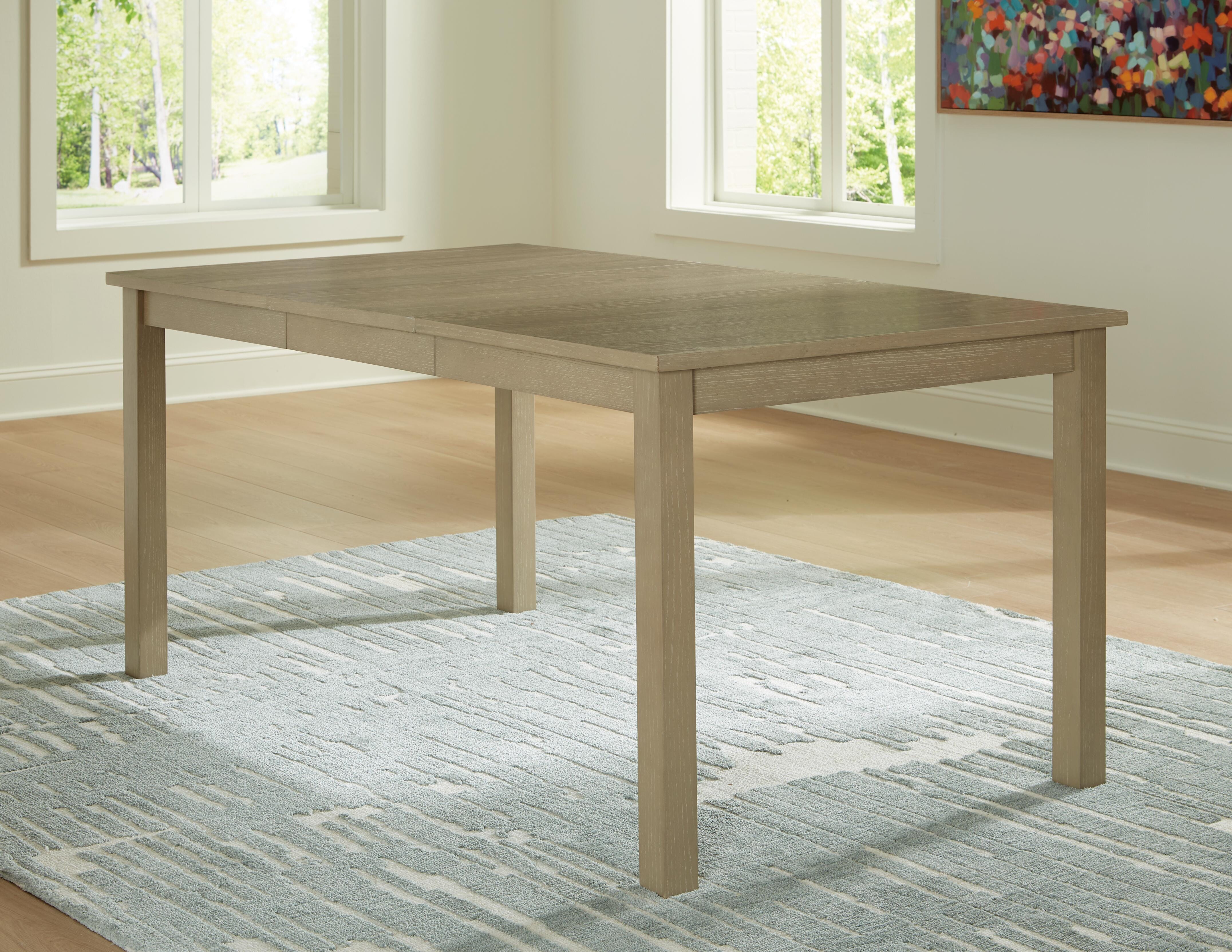 Click here for Calmoro 48-66 Extendable Dining Table  Gray  Wood prices