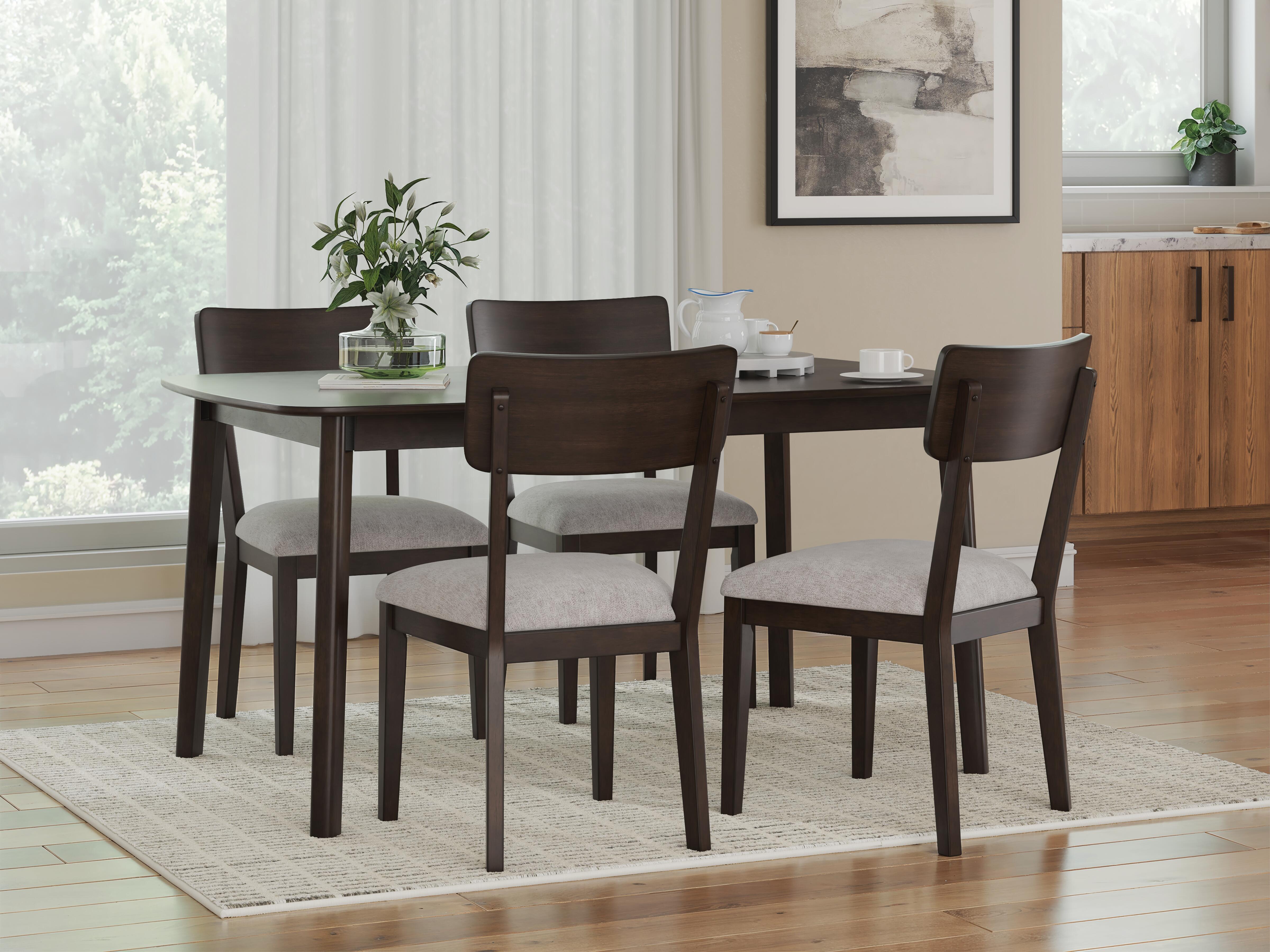Click here for Dantenton Dining Table and 4 Chairs (Set of 5)  Me... prices