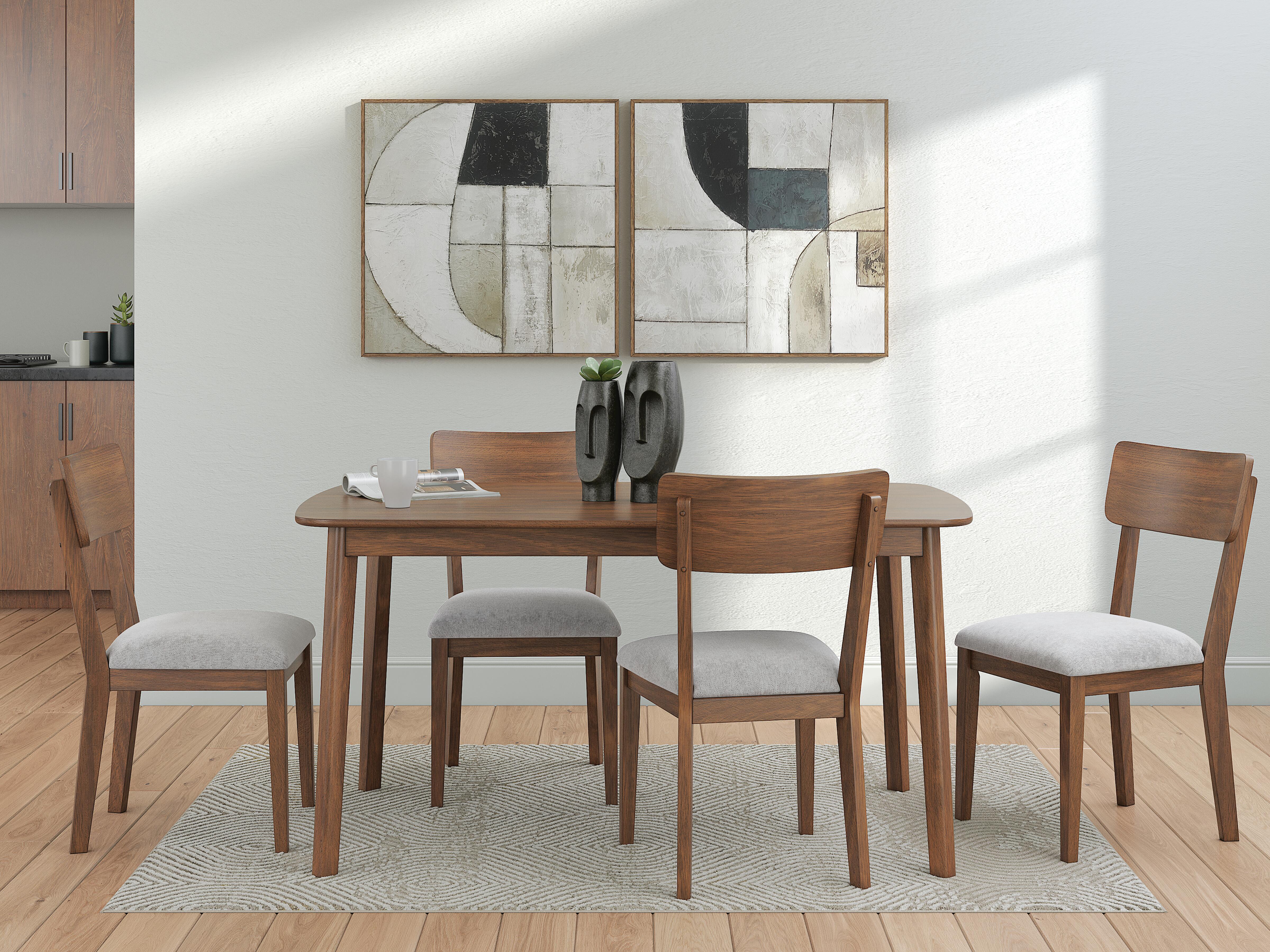 Click here for Lyncott Dining Table and 4 Chairs (Set of 5)  Brow... prices