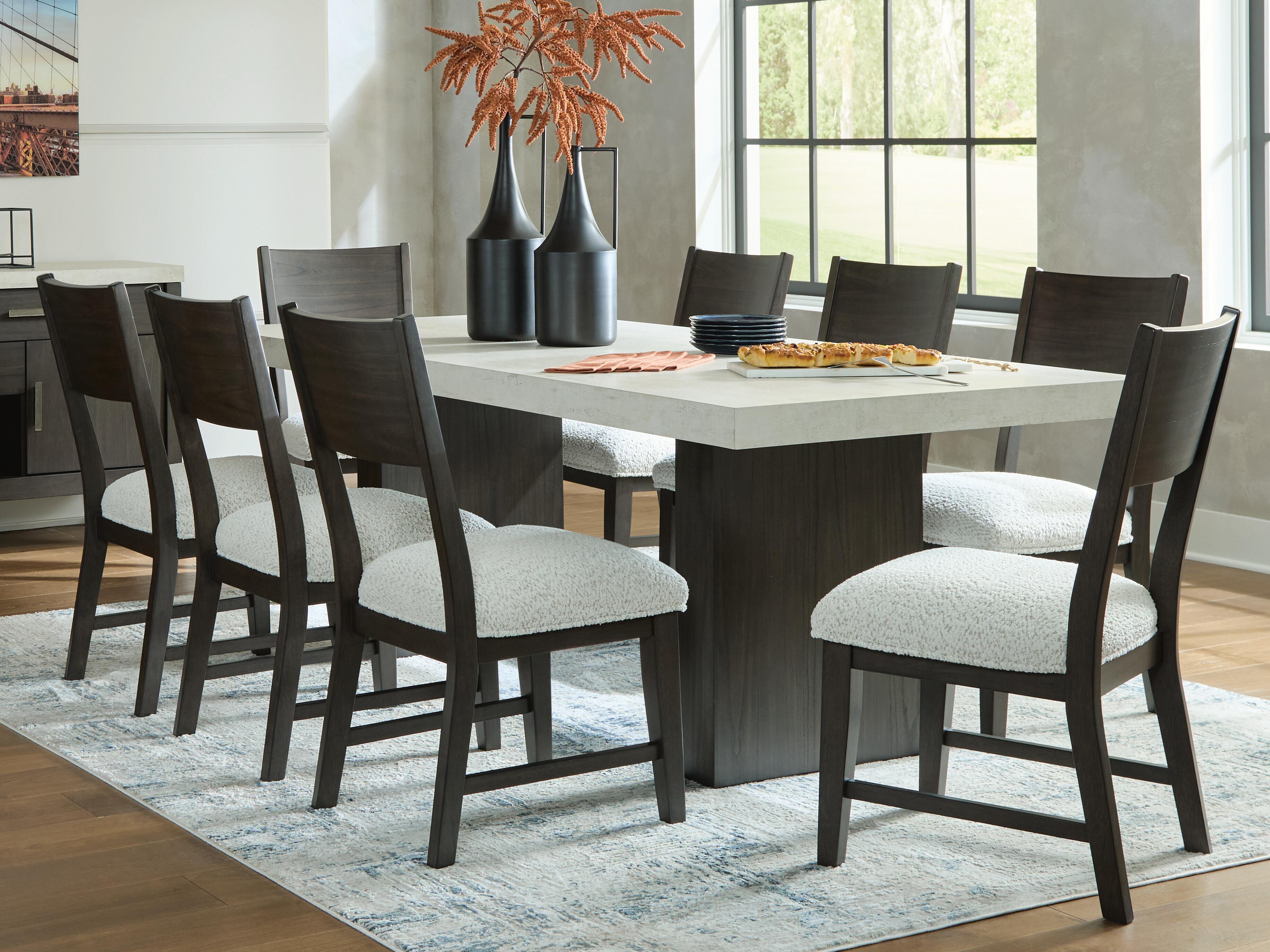Click here for Westonfort Dining Table and 8 Chairs  Espresso prices