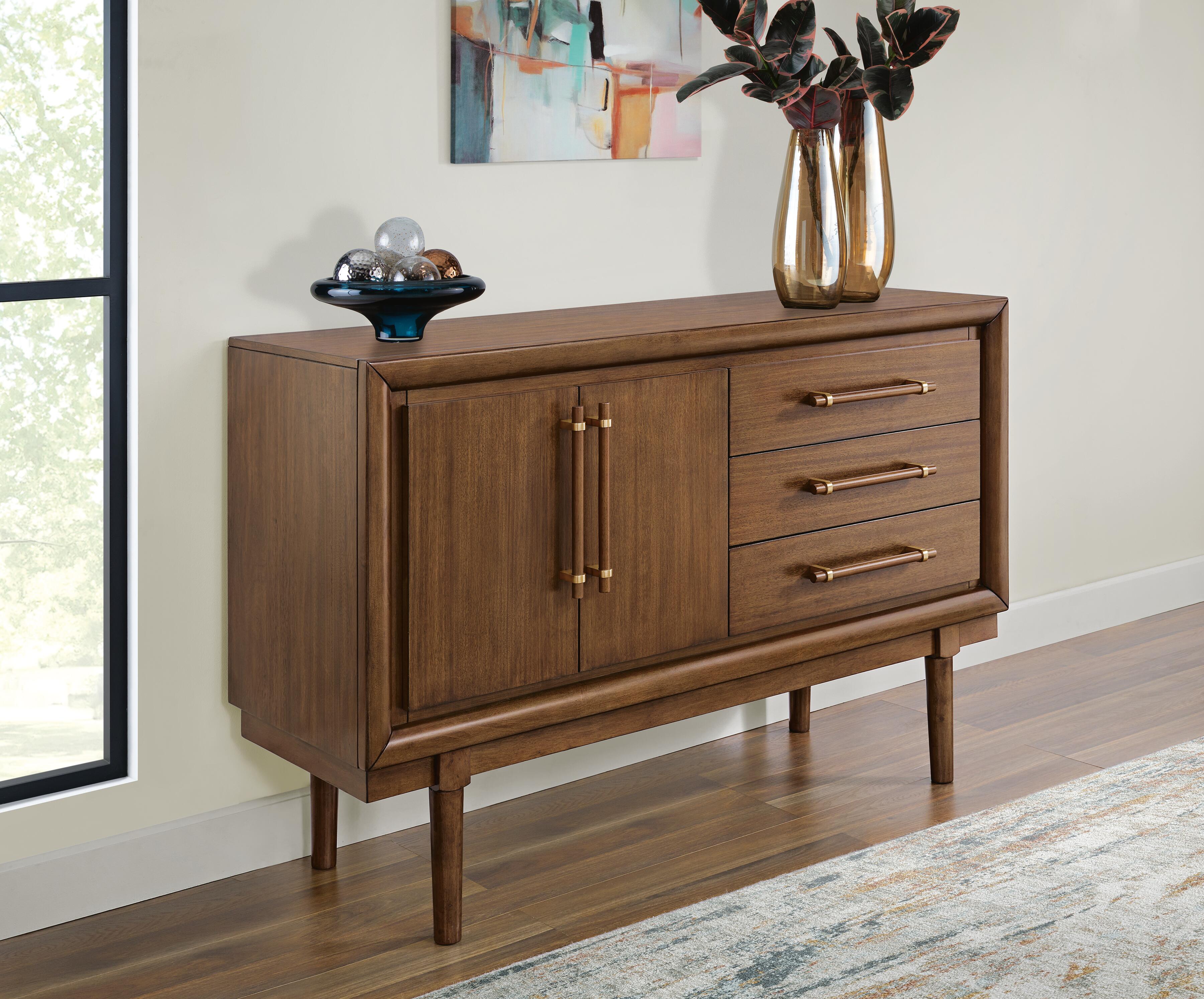 Click here for Lyncott Dining Server  Brown prices