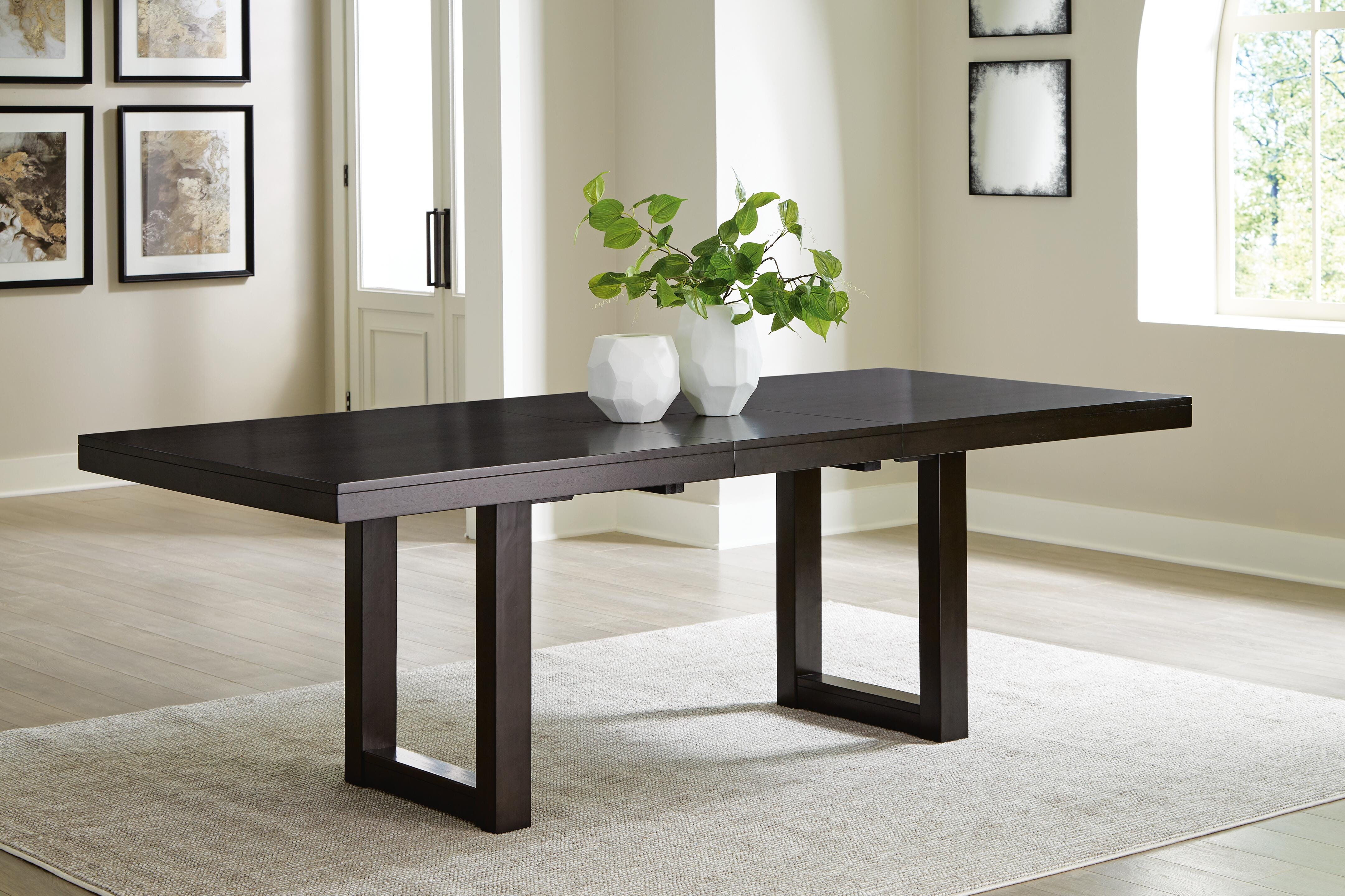 Click here for Neymorton 72-90 Extendable Dining Table  Dark Gray... prices