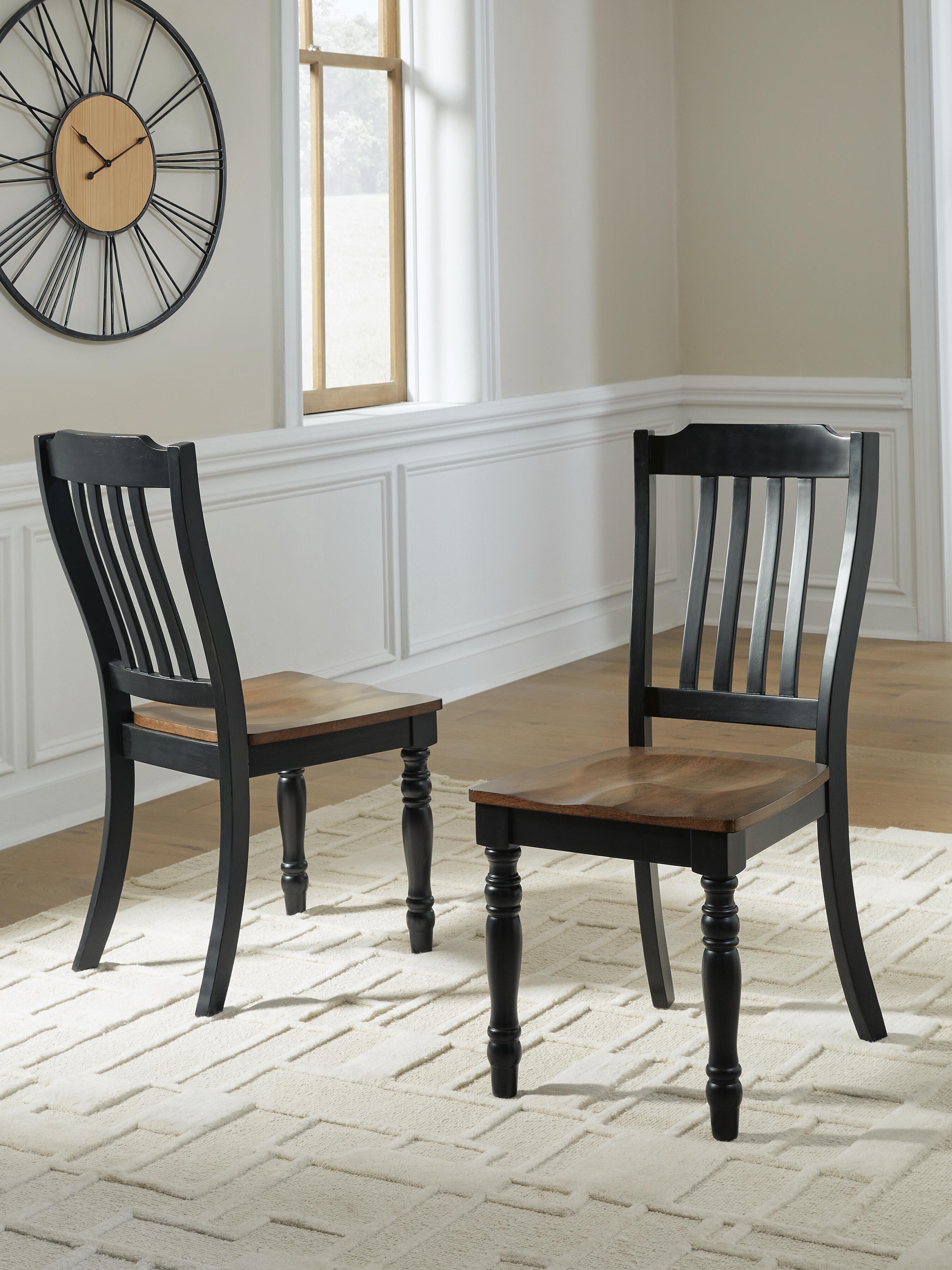 Click here for Loganeer Dining Chair  Black/Brown prices