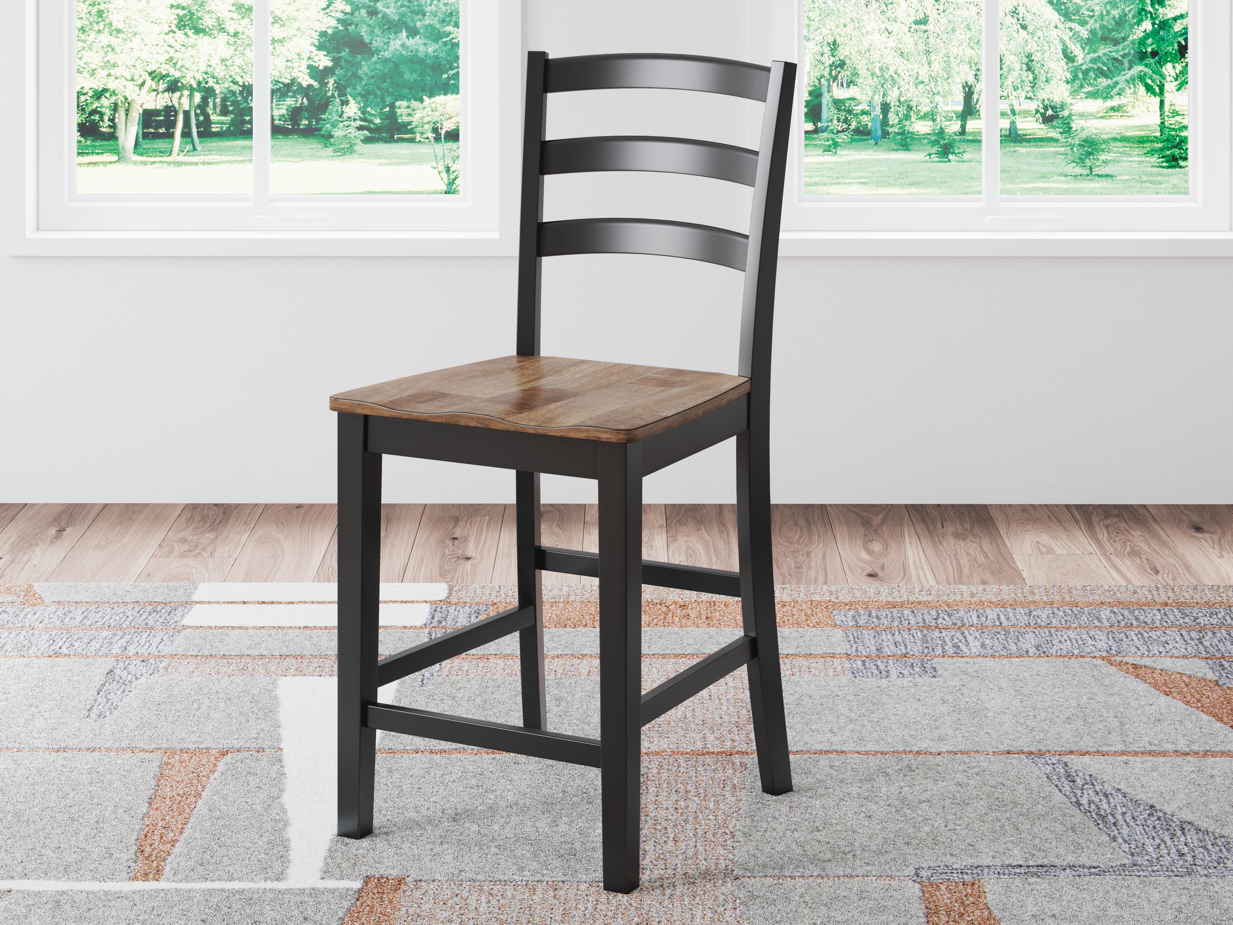 Click here for Wildenauer Counter Height Barstool  Brown/Black prices