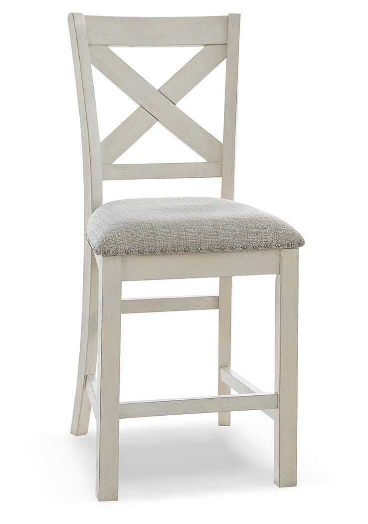 Click here for Robbinsdale Counter Height Barstool  Antique White prices