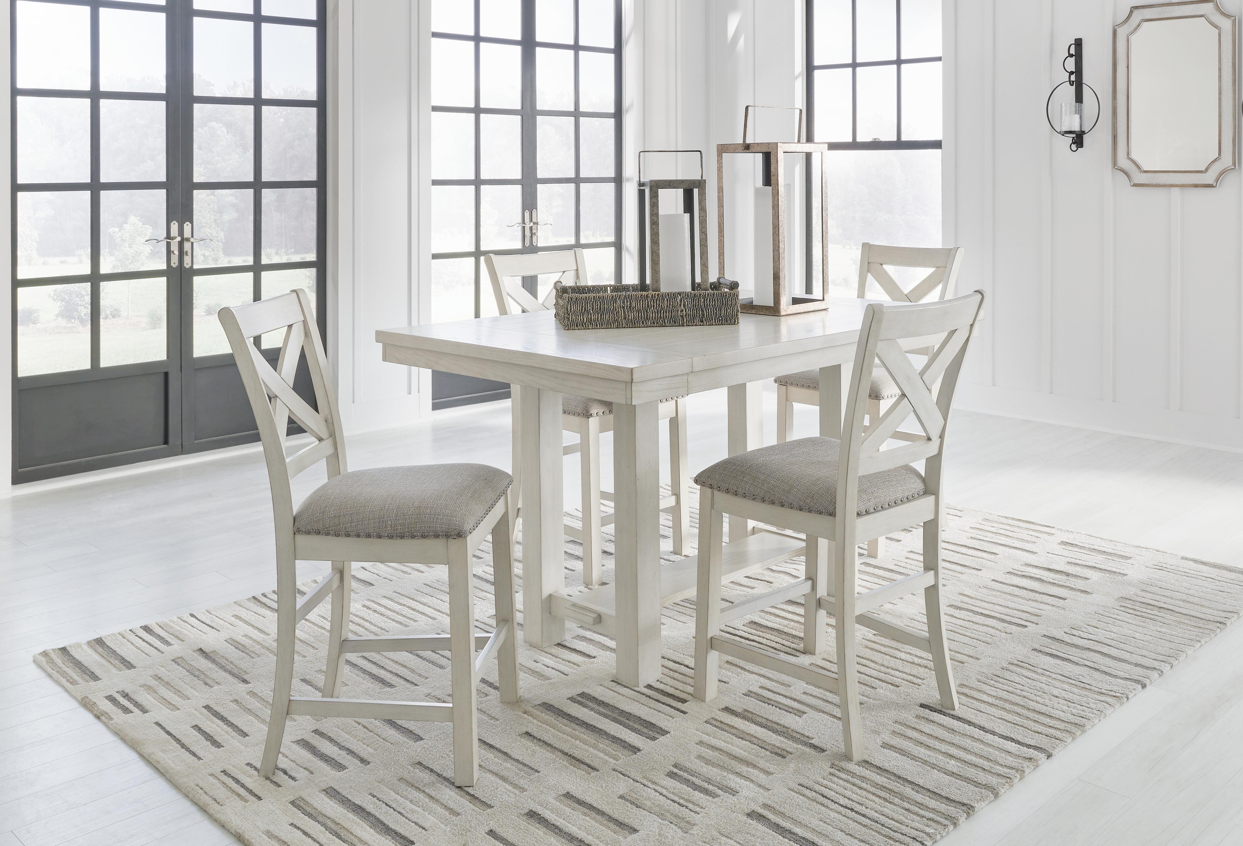 Click here for Robbinsdale Counter Height Dining Table and 4 Bars... prices