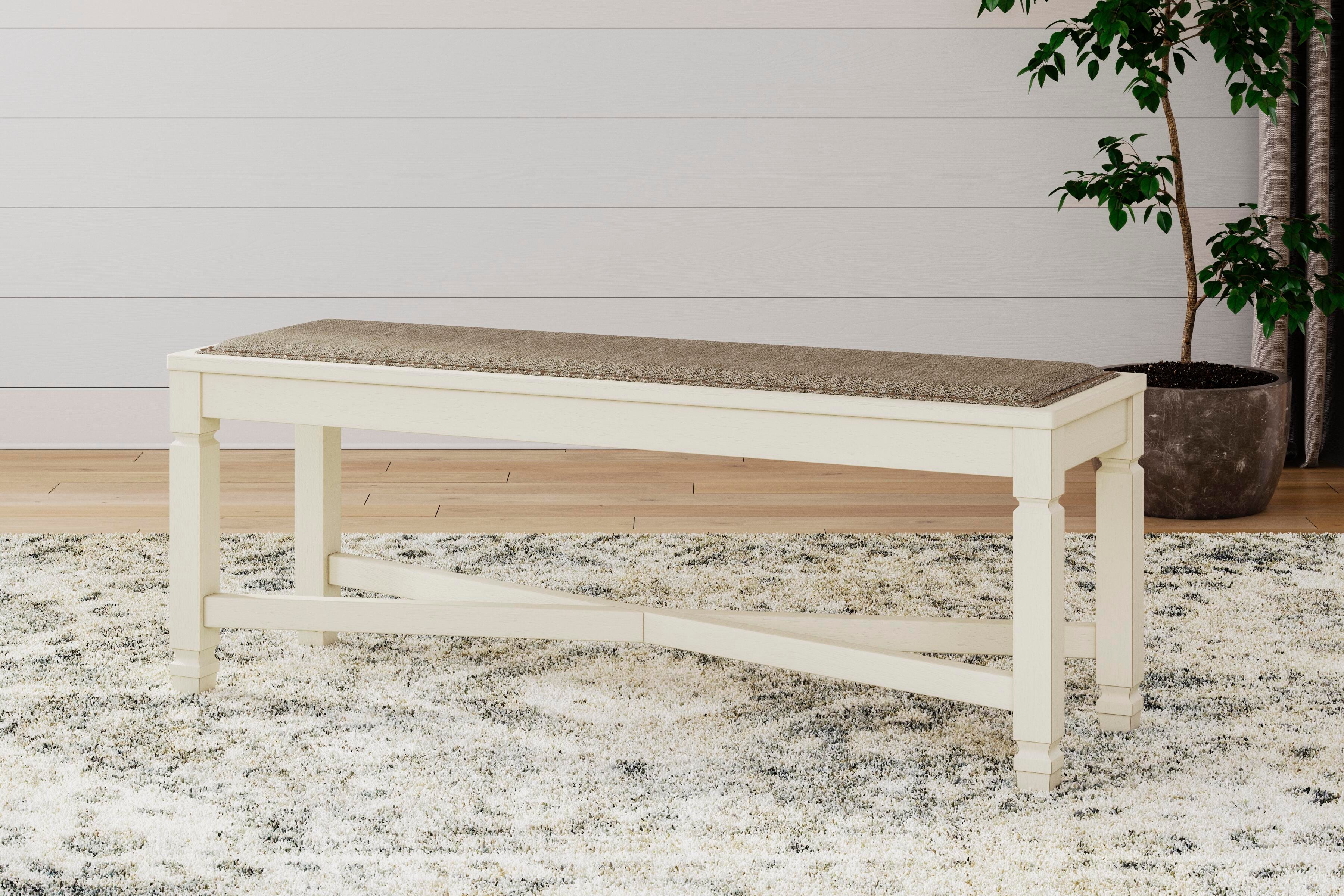 Click here for Bolanburg 50 Upholstered Dining Bench  Two-tone prices