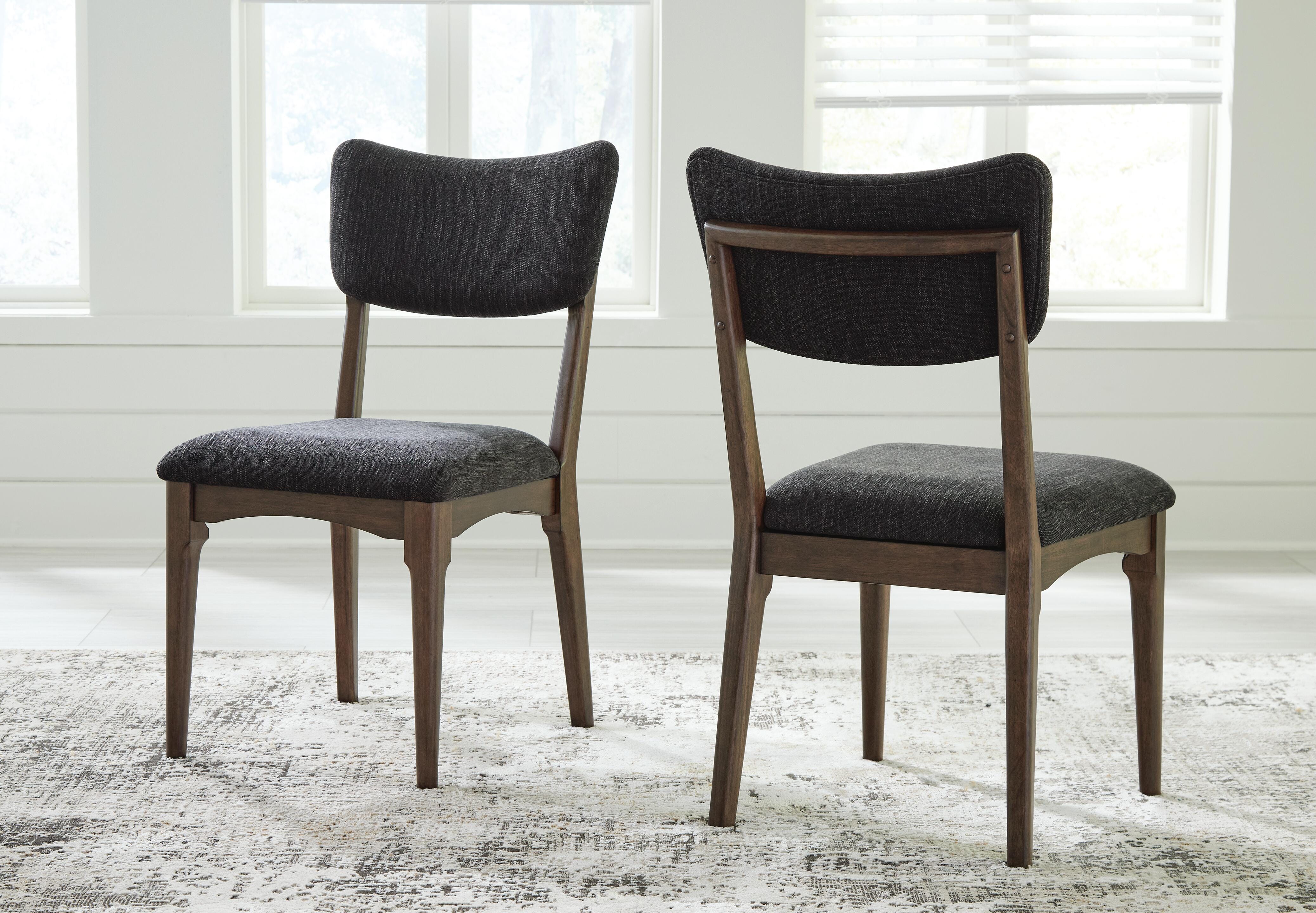 Click here for Korestone Dining Chair  Black/Dark Brown prices
