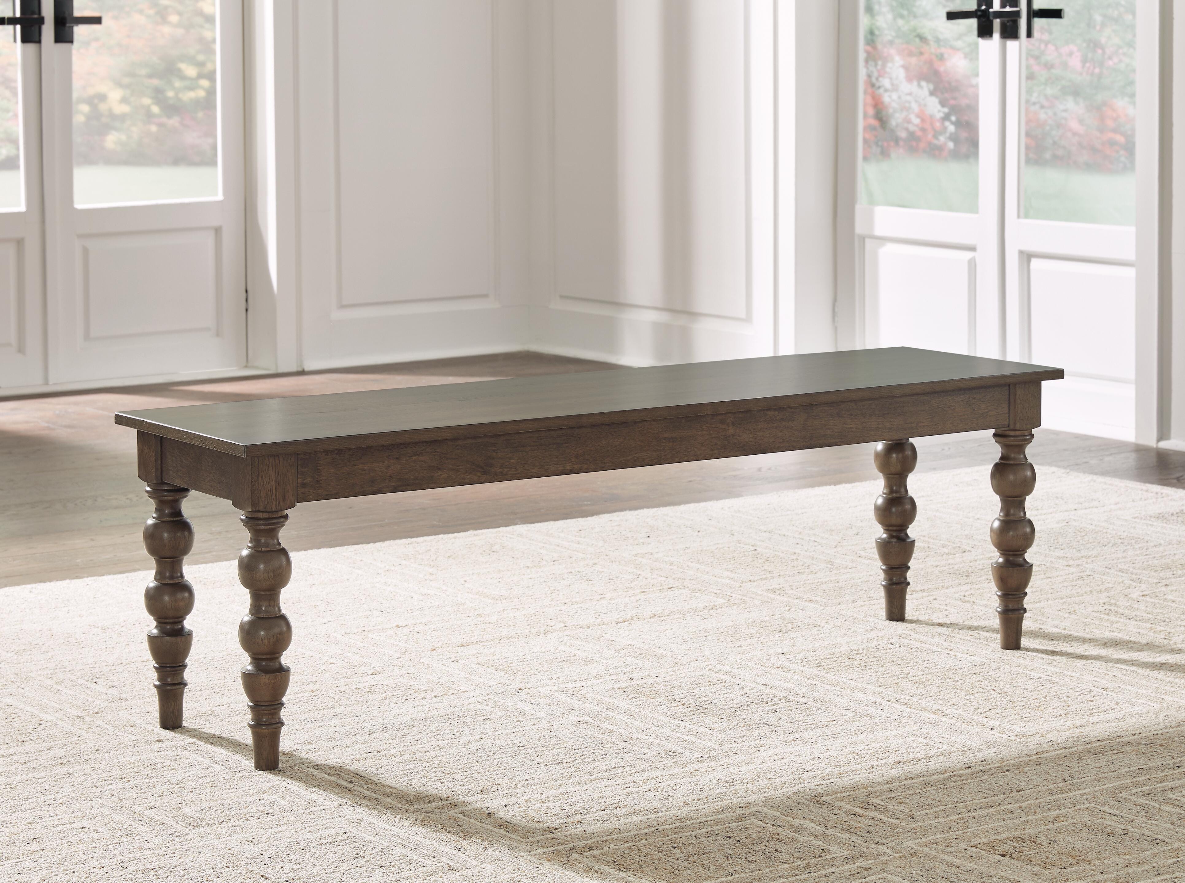 Click here for Veramond 58 Dining Bench  Dark Brown prices