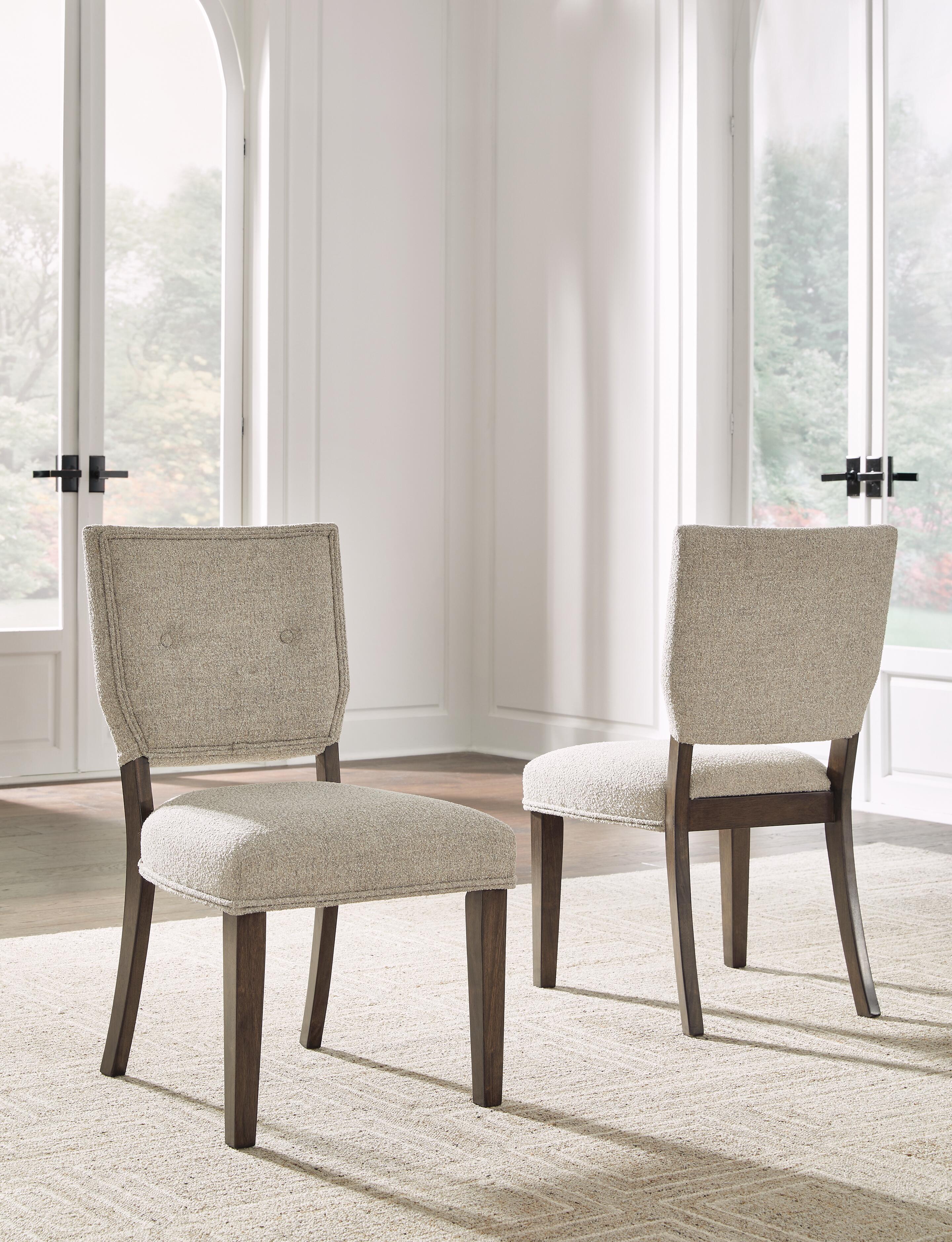Click here for Veramond Upholstered Dining Chair (Set of 2)  Gray... prices