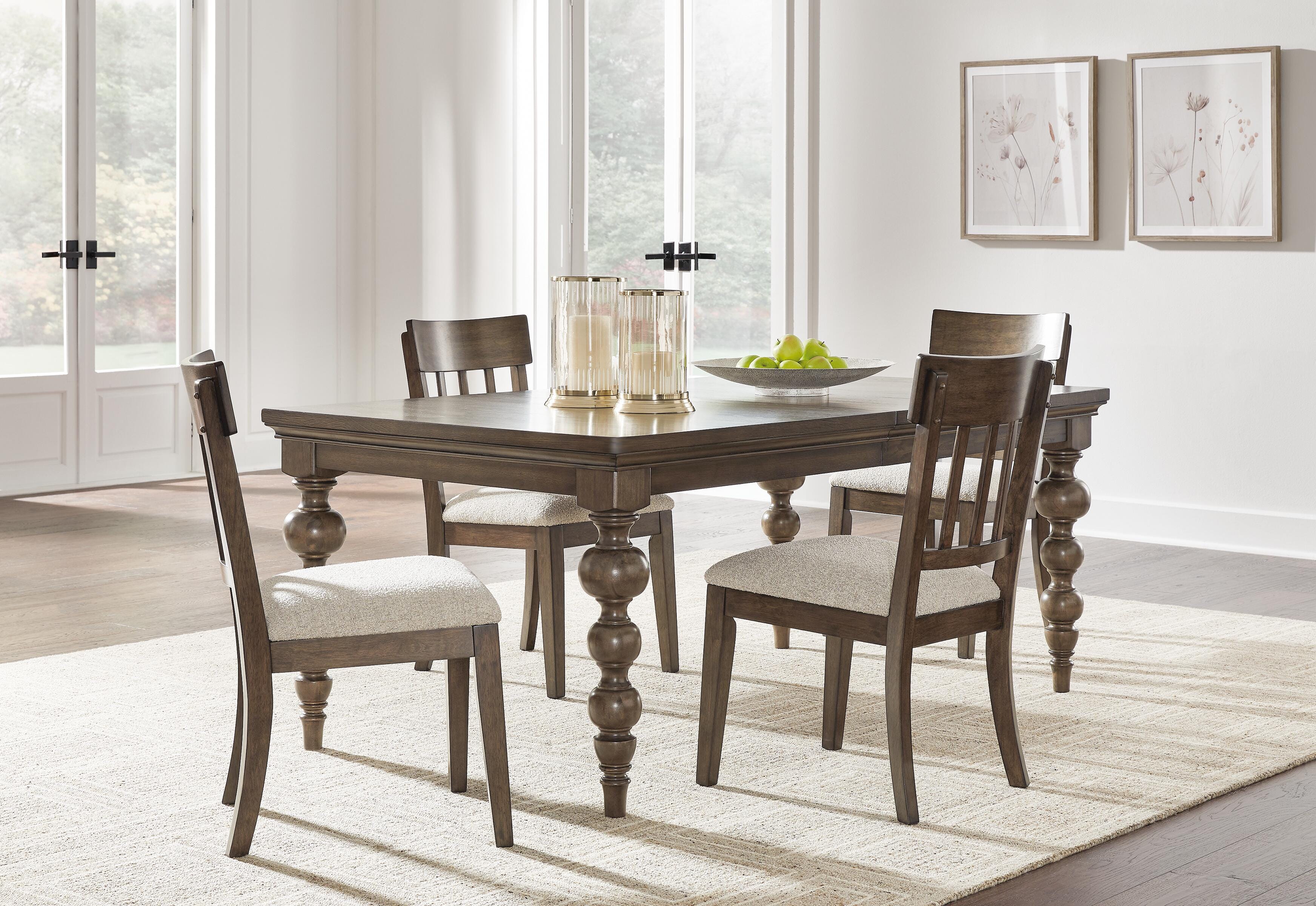 Click here for Veramond Dining Table and 4 Chairs  Dark Brown prices
