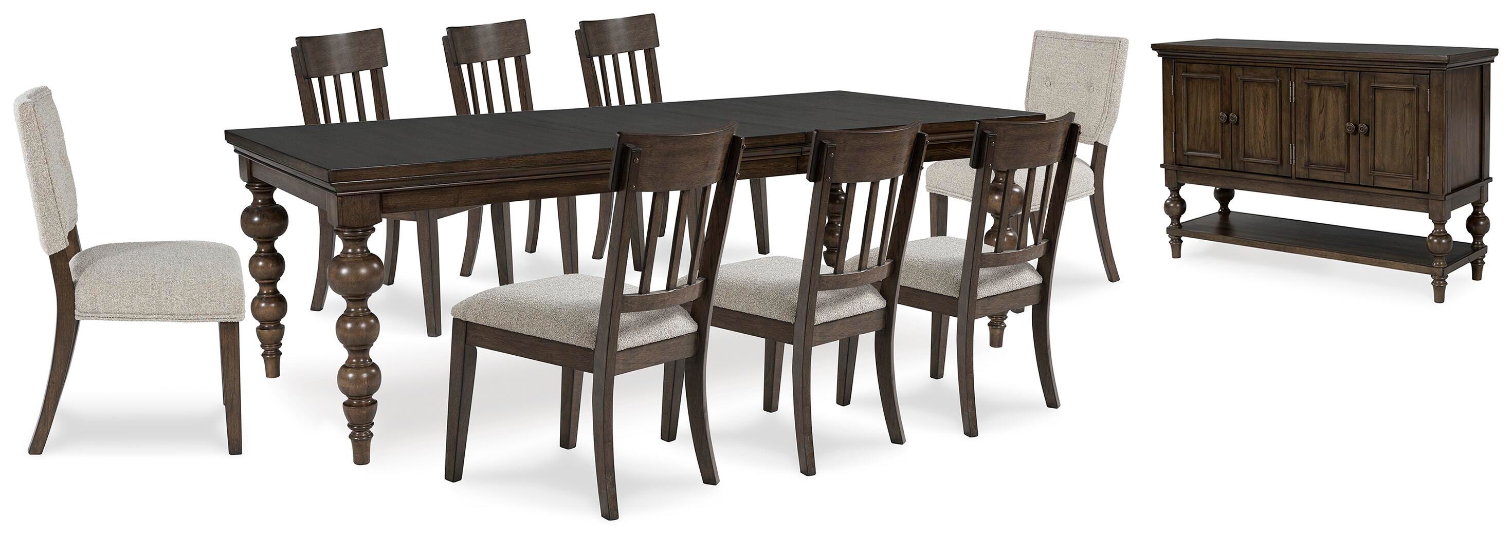 Click here for Veramond Dining Table and 8 Chairs with Storage  D... prices