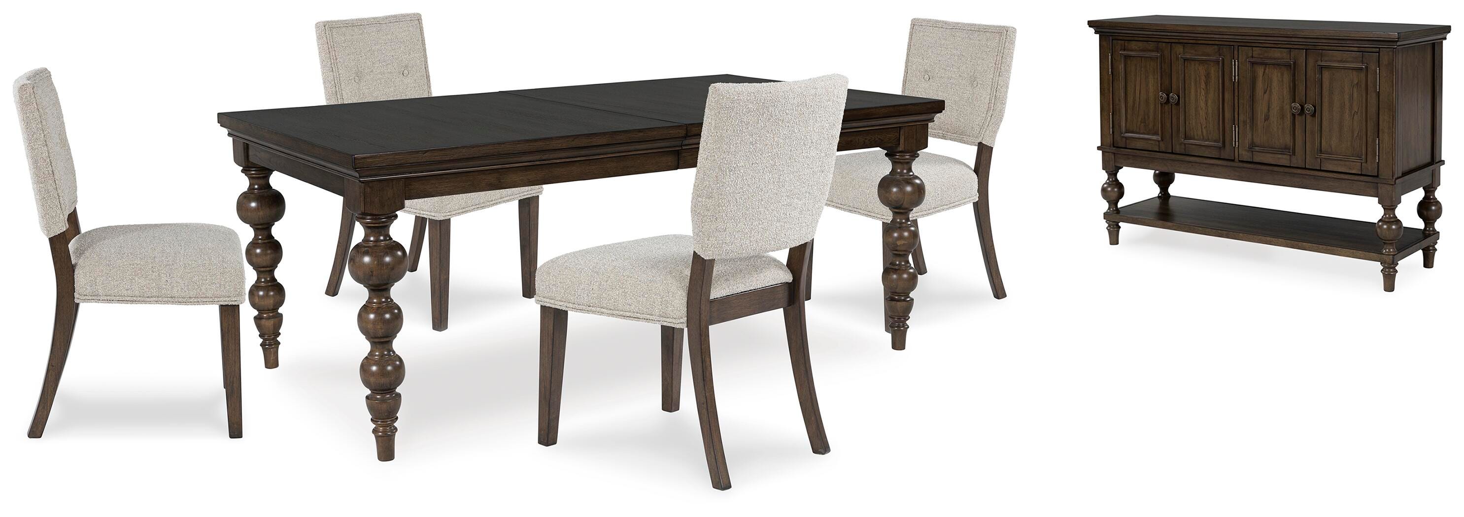 Click here for Veramond Dining Table and 4 Chairs with Storage  D... prices