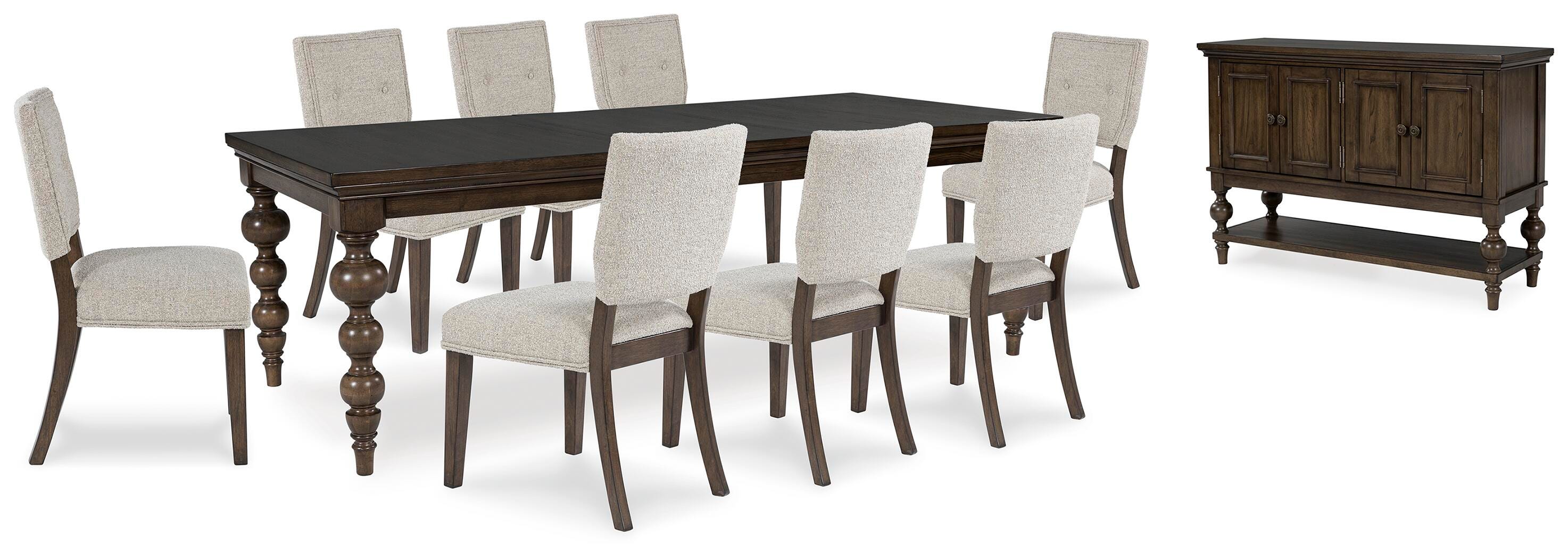 Click here for Veramond Dining Table and 8 Chairs with Storage  D... prices