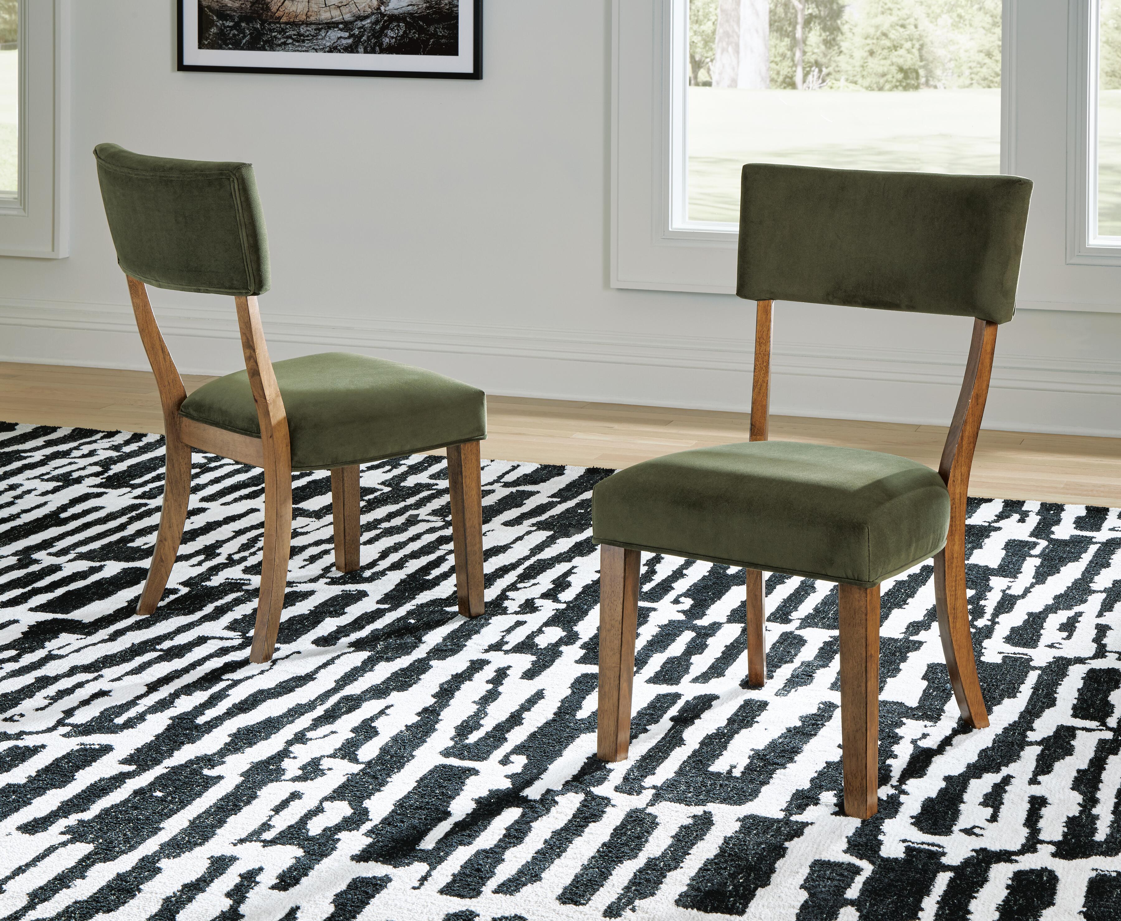 Click here for Steenlage Dining Chair  Green/Brown prices