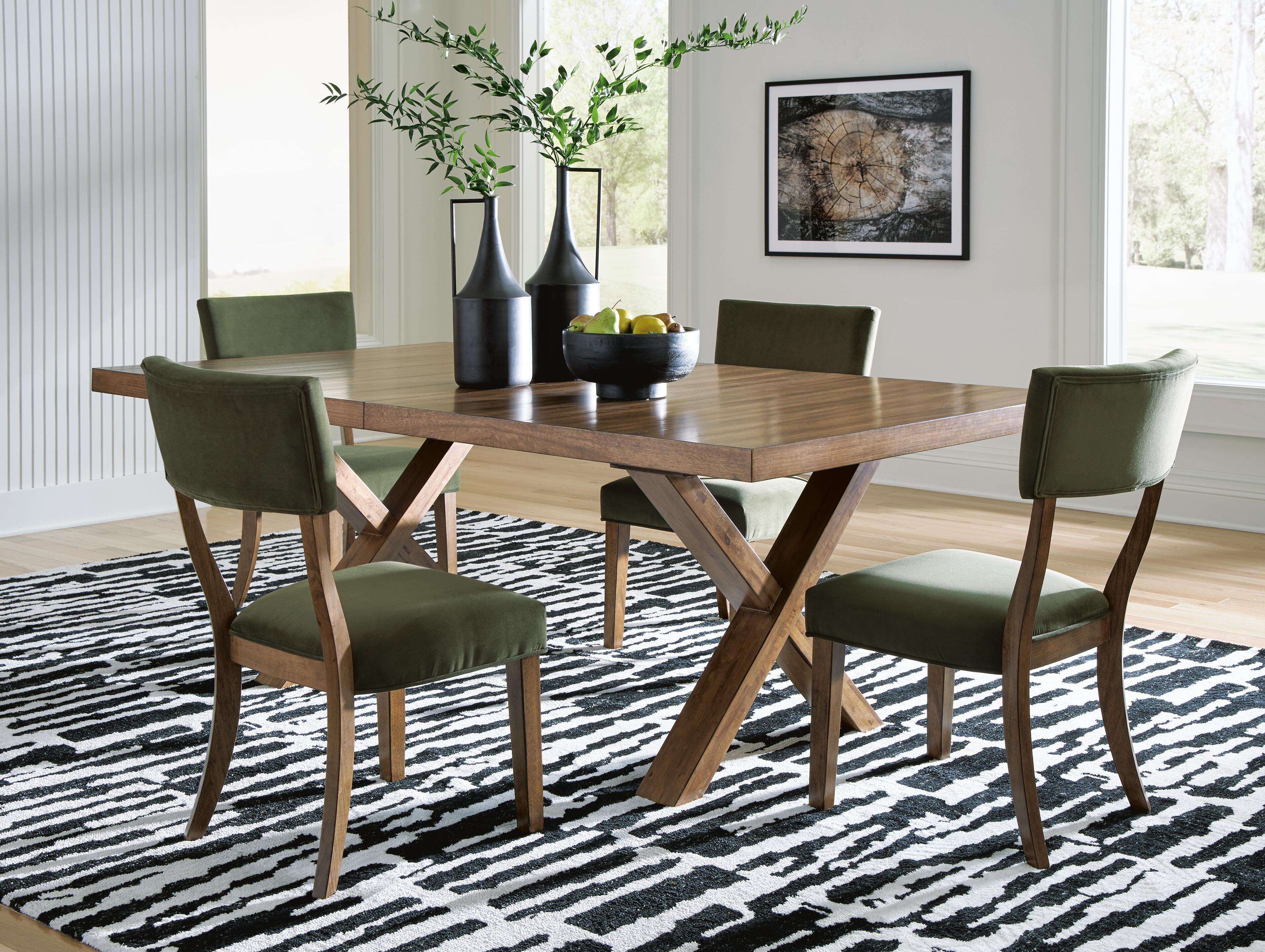 Click here for Steenlage Dining Table and 4 Chairs  Brown prices