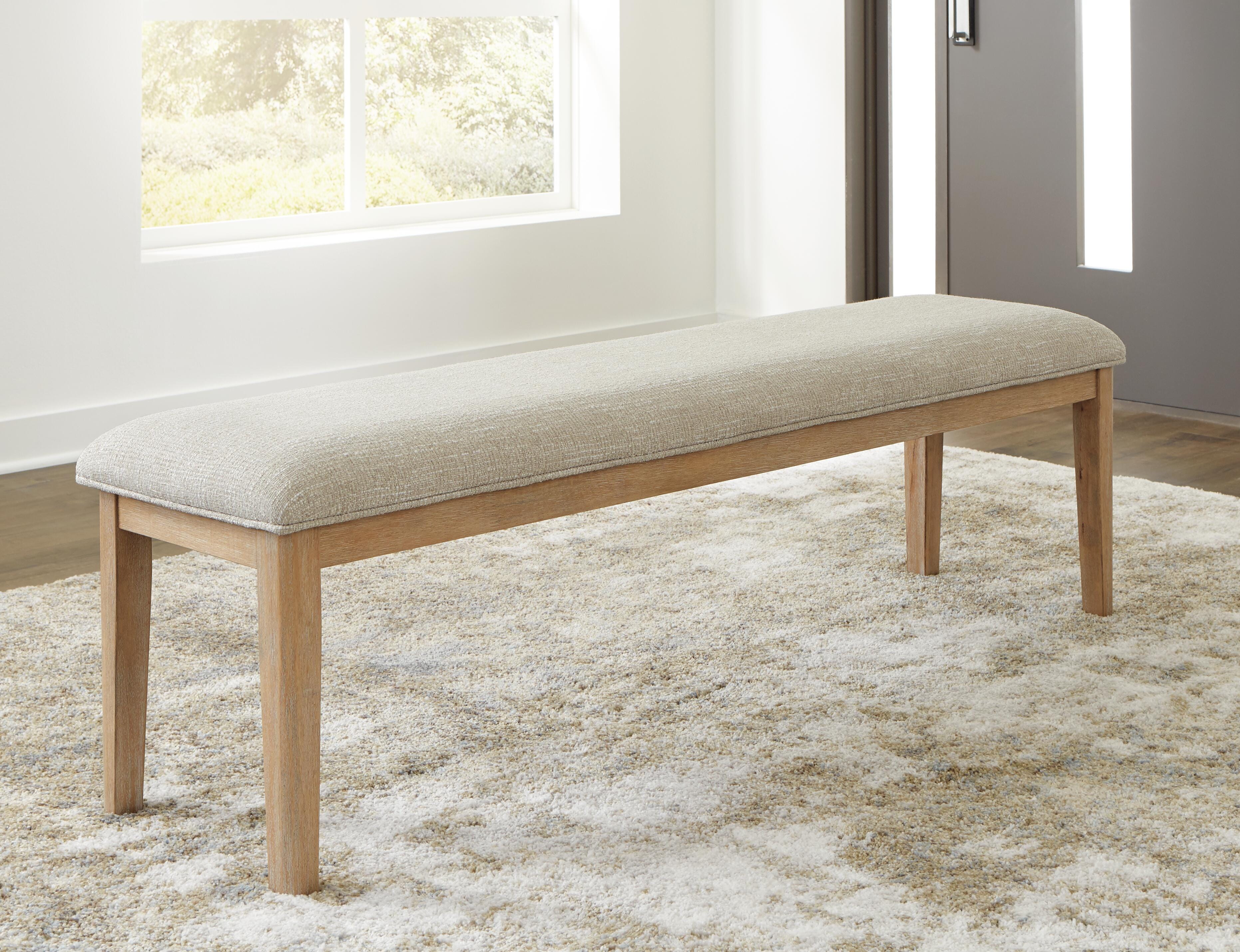 Click here for Rencott 63 Dining Bench  Light Brown prices