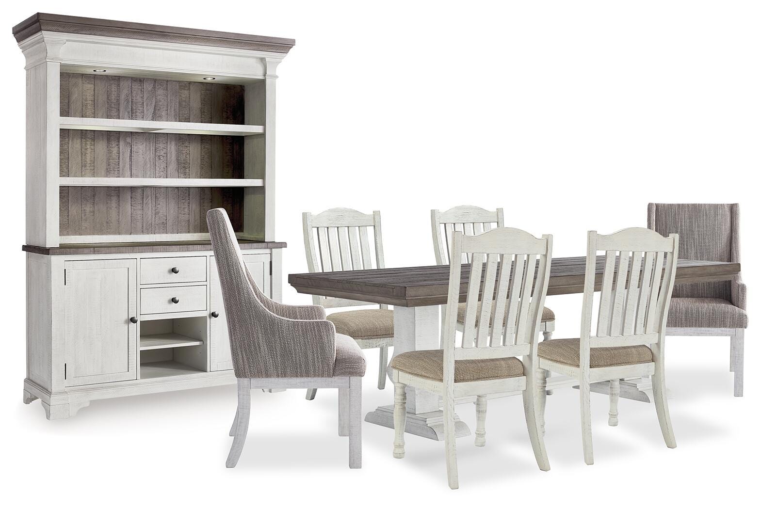 Click here for Havalance Dining Table and 6 Chairs with Storage... prices