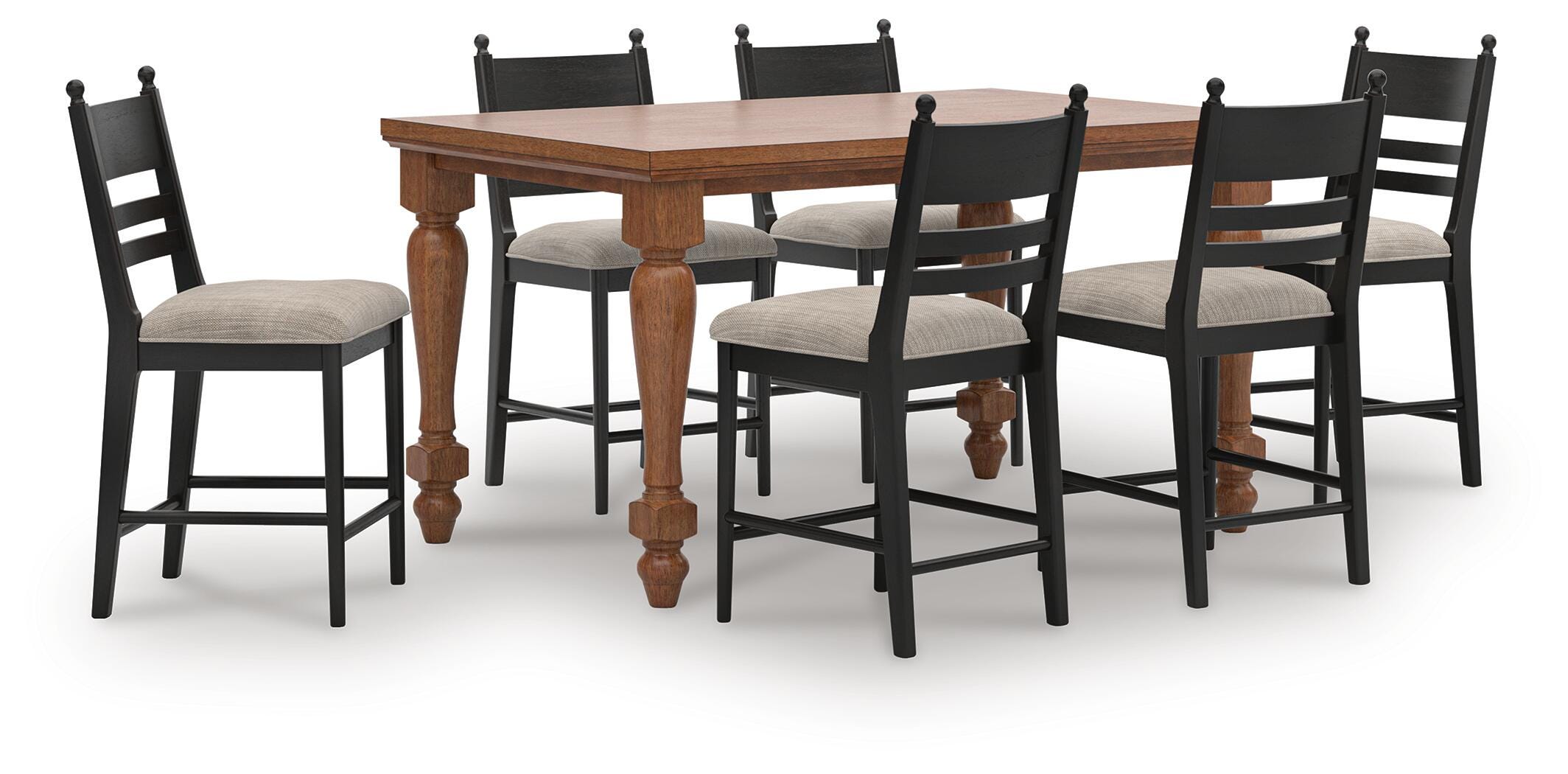 Click here for Chadworth Counter Height Dining Table and 6 Barsto... prices