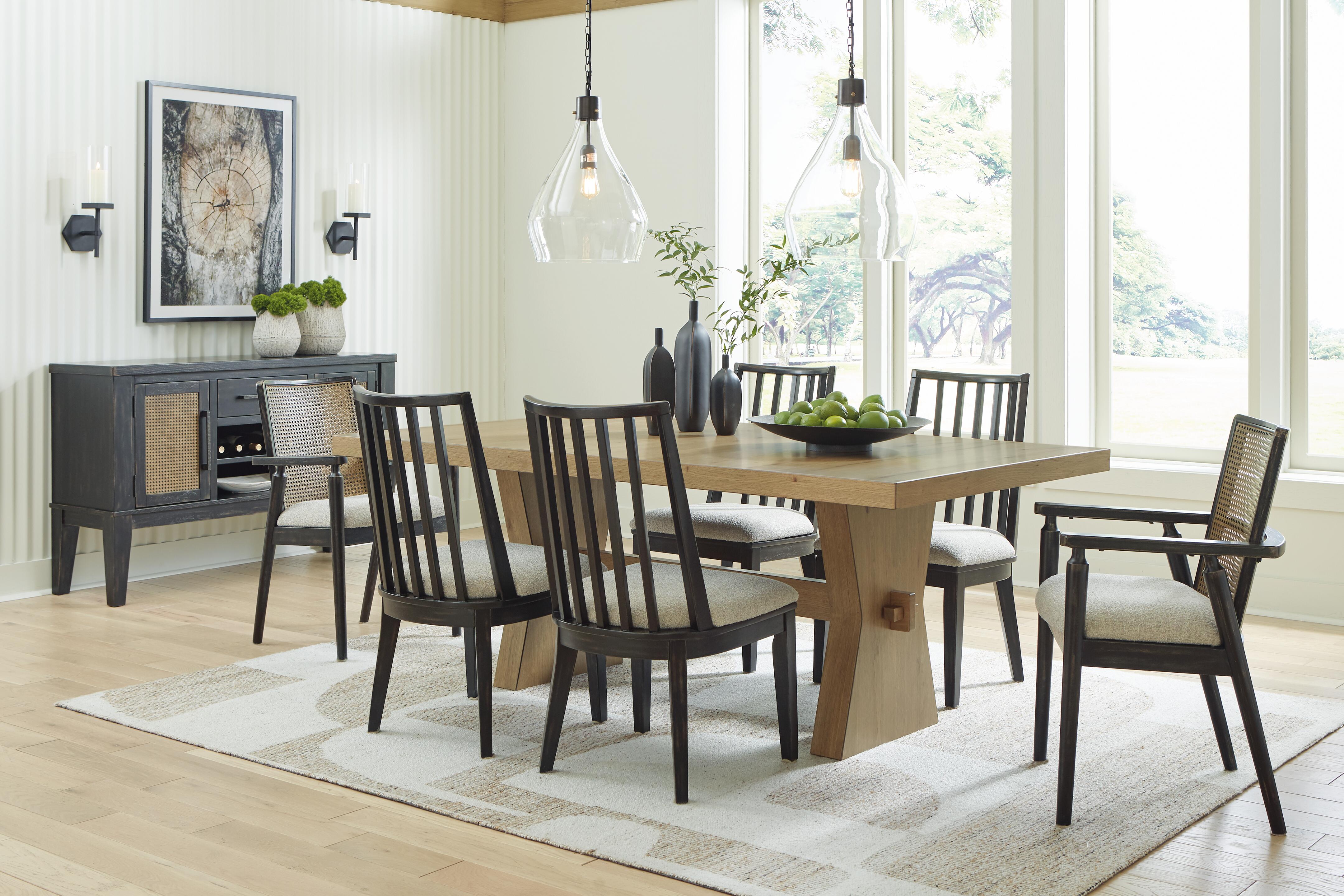Click here for Galliden Dining Table and 6 Chairs with Storage  L... prices