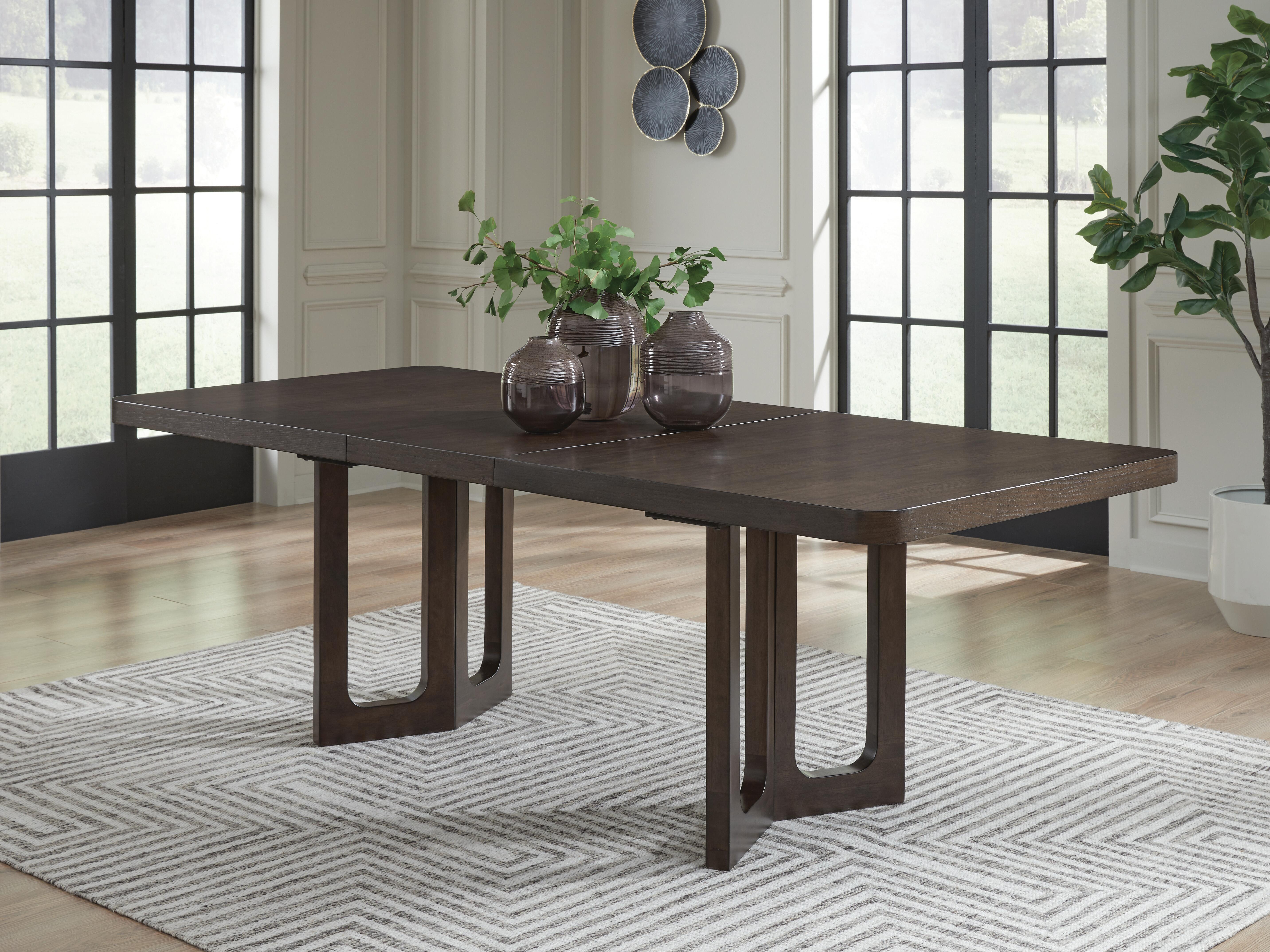 Click here for Breckington 74-92 Extendable Dining Table  Dark Br... prices