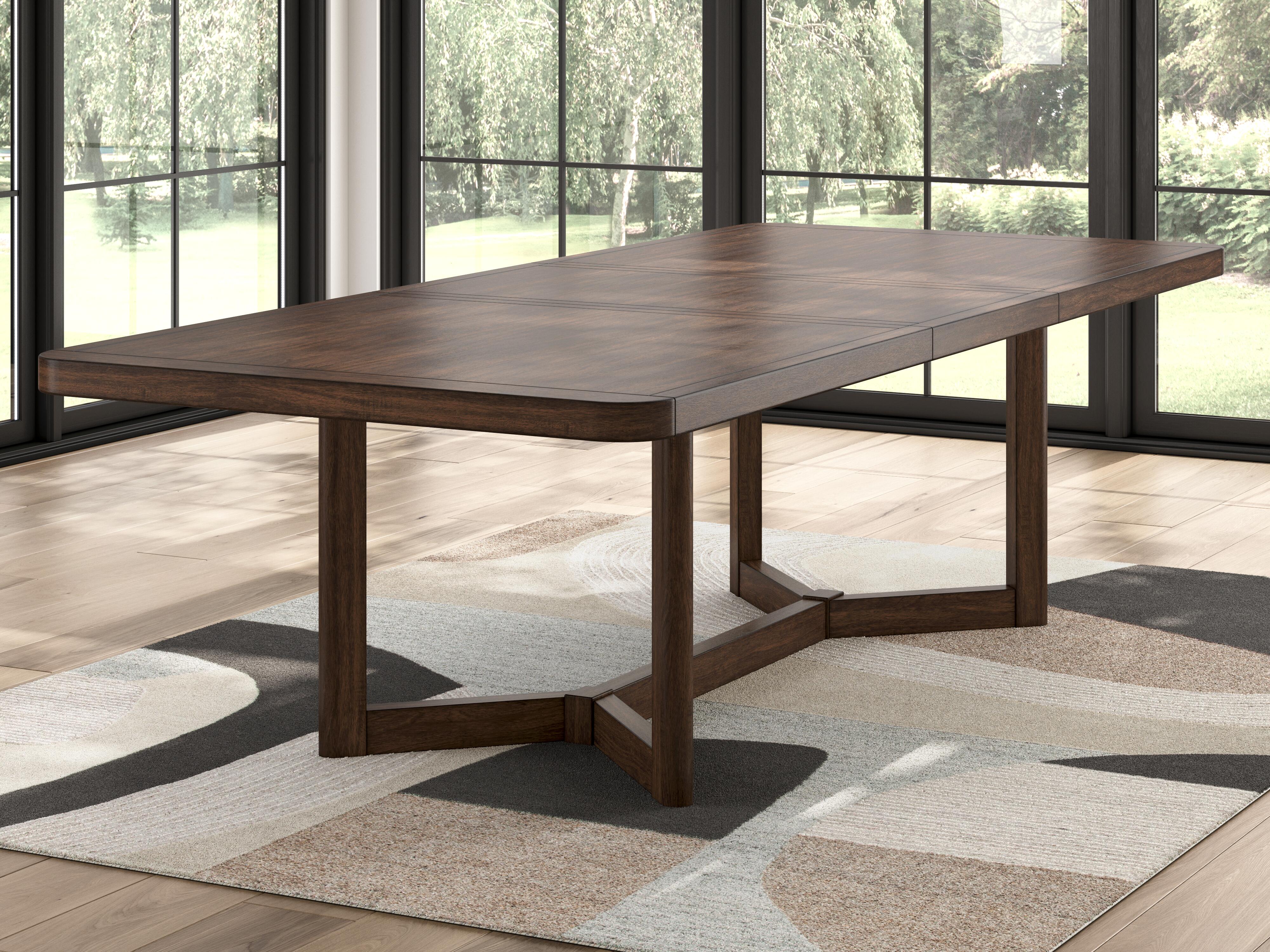 Click here for Kendamor 84-108 Extendable Dining Table  Dark Brow... prices