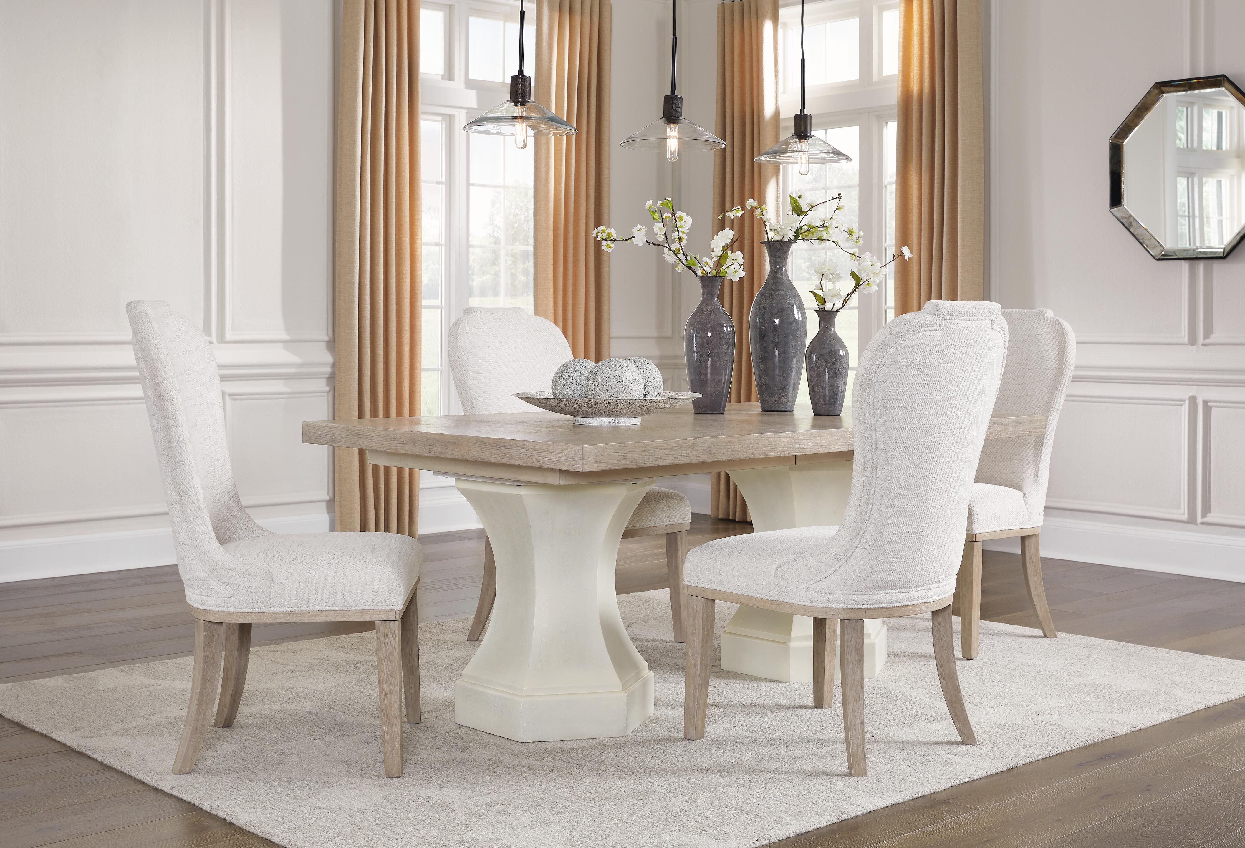 Click here for Jorlaina Dining Table and 4 Chairs  Light Grayish... prices