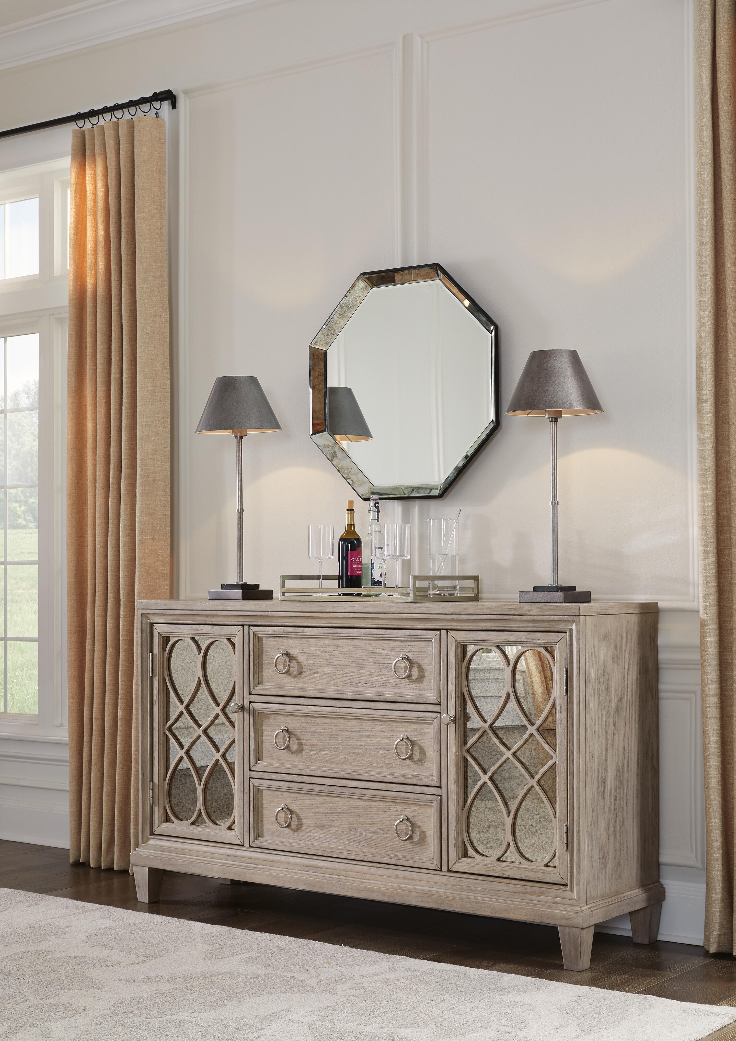 Click here for Jorlaina Dining Server  Light Grayish Brown prices