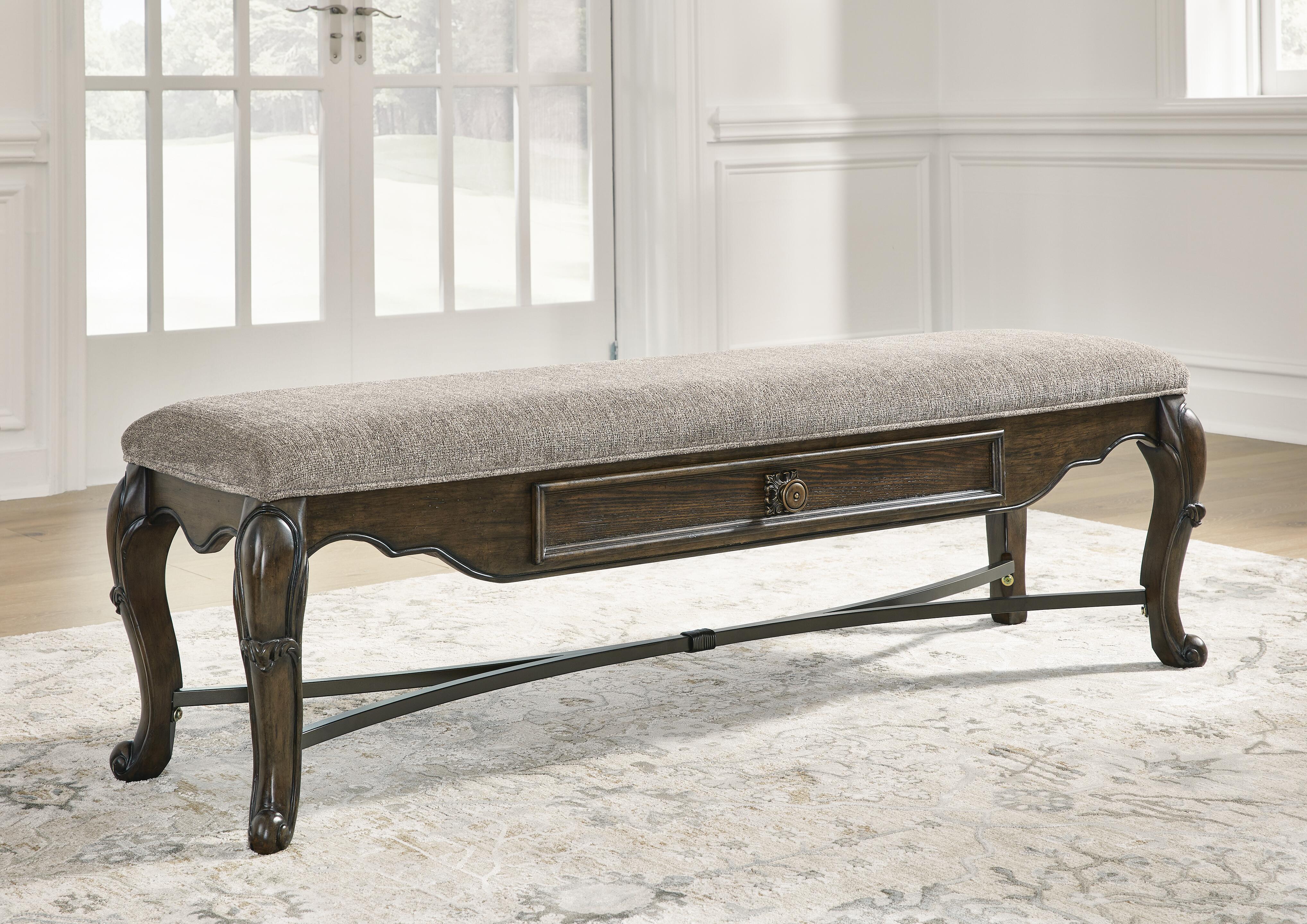Click here for Maylee 63 Dining Bench  Dark Brown prices