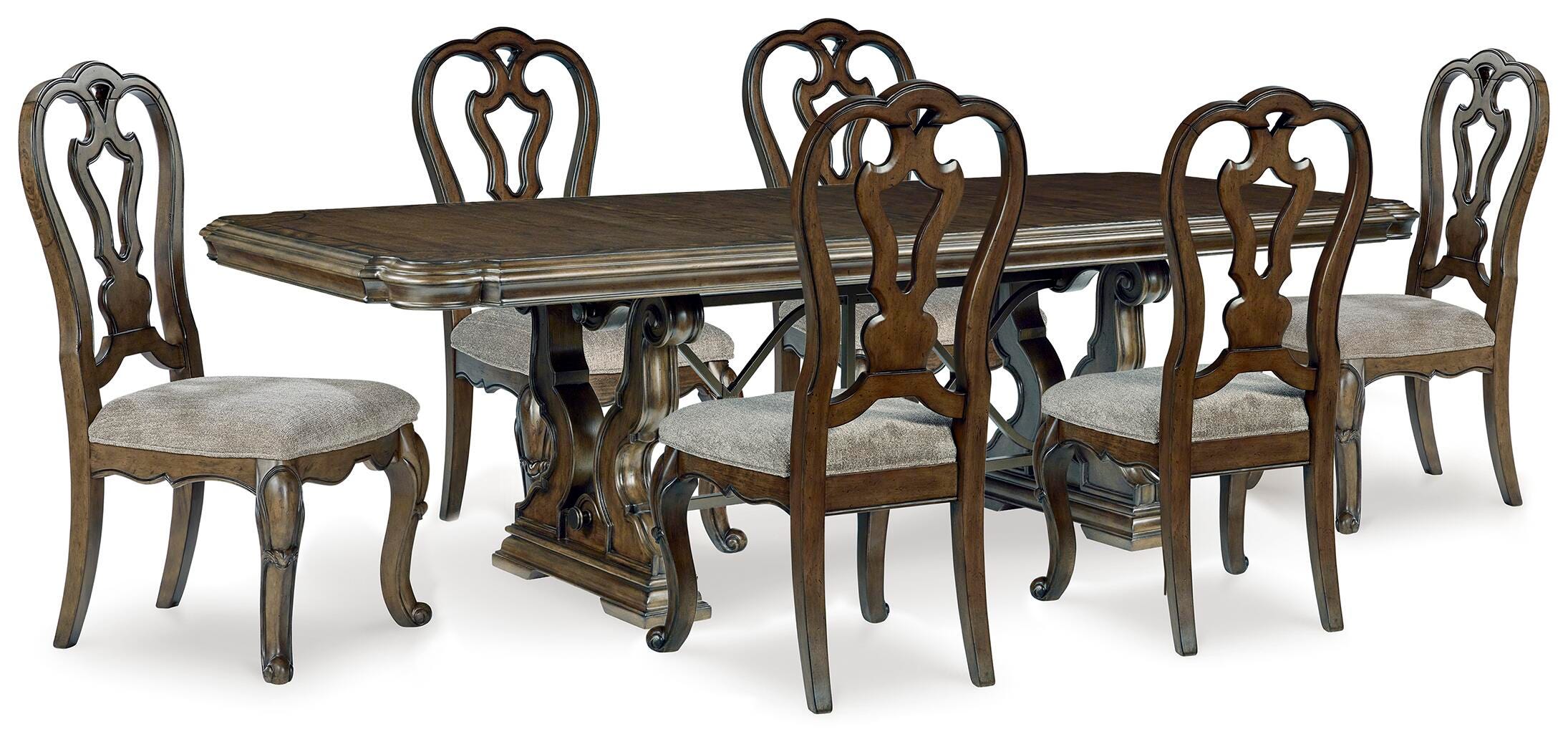 Click here for Maylee Dining Table and 6 Chairs  Dark Brown prices