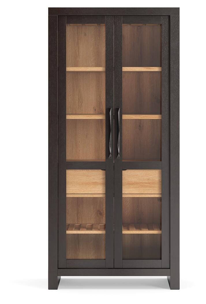 Click here for Ashley Luxe Bracken Display Cabinet  French Black/... prices