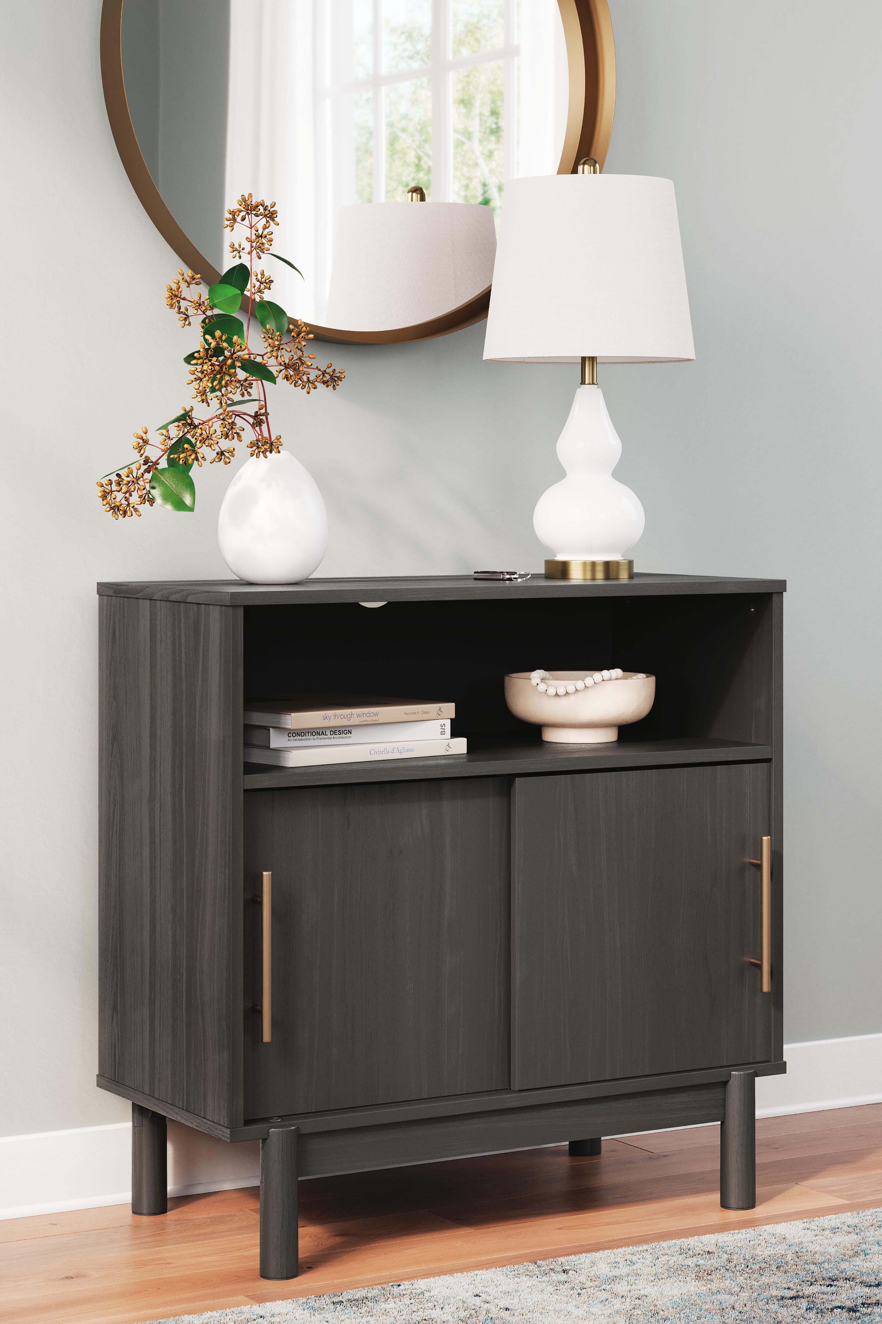 Click here for Brymont 2 Sliding Door Accent Cabinet  Dark Gray prices