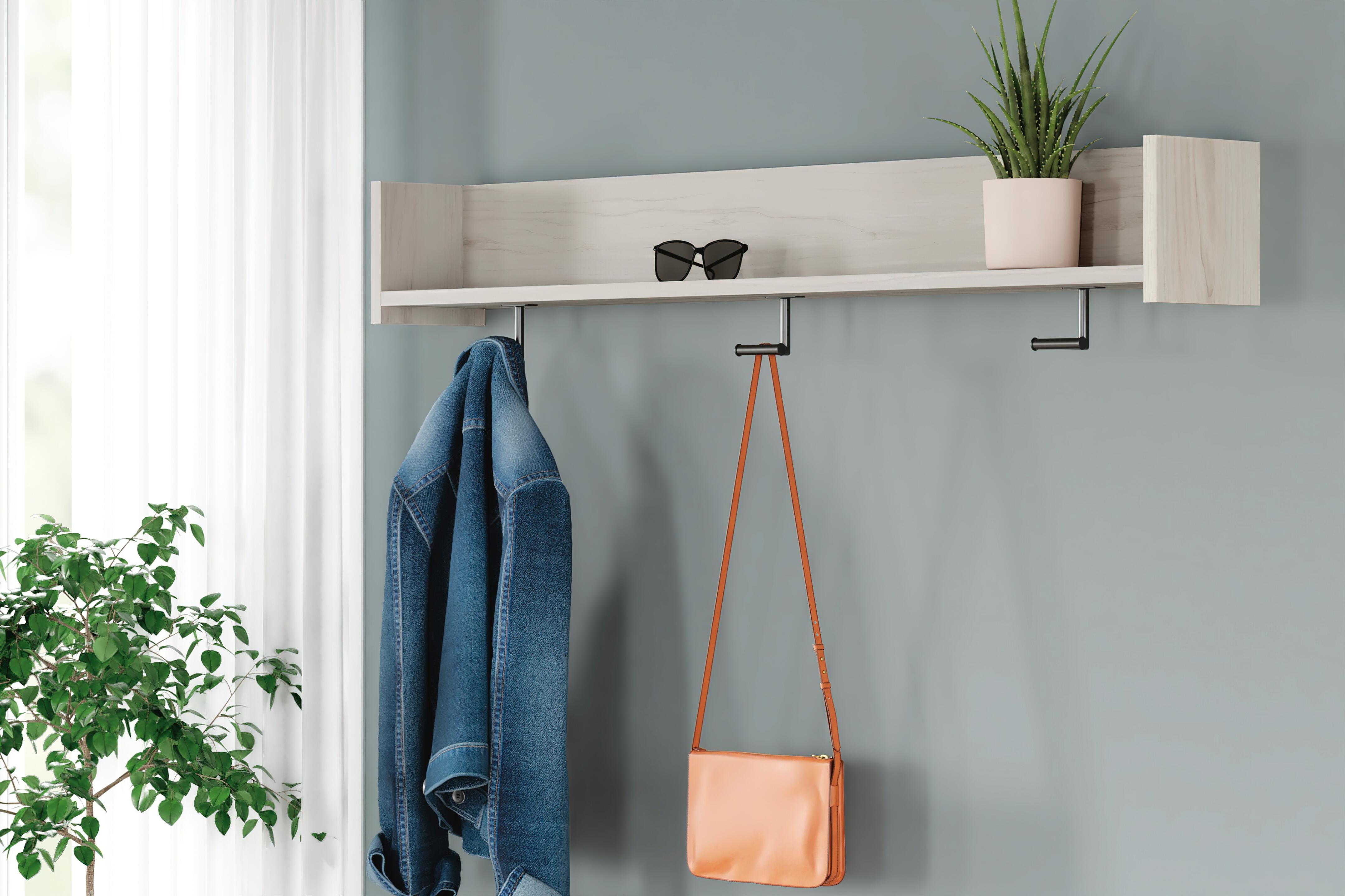 Click here for Socalle Wall Mounted Coat Rack with Shelf and 3 Ho... prices