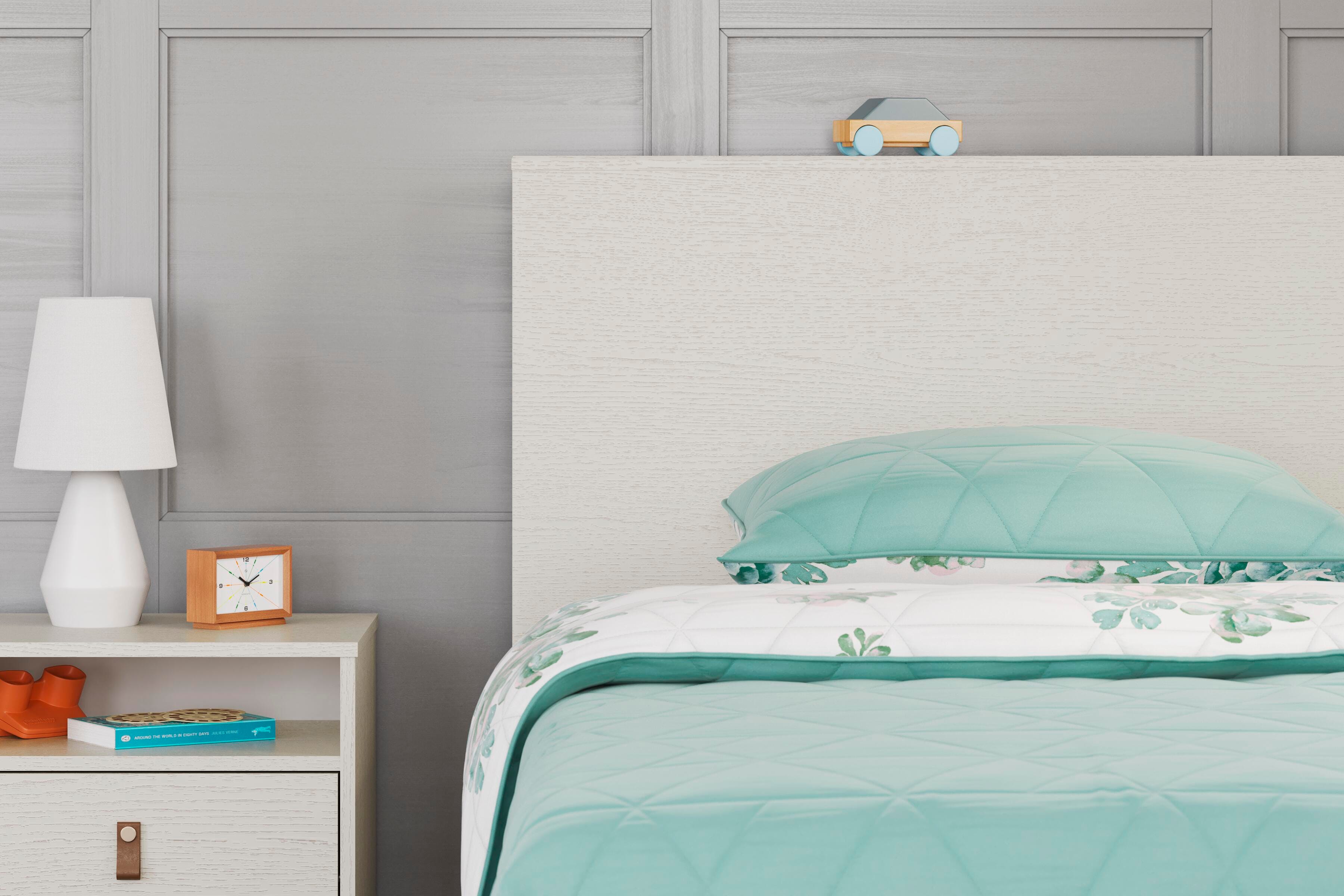 Click here for Aprilyn Twin Bookcase Headboard  White prices