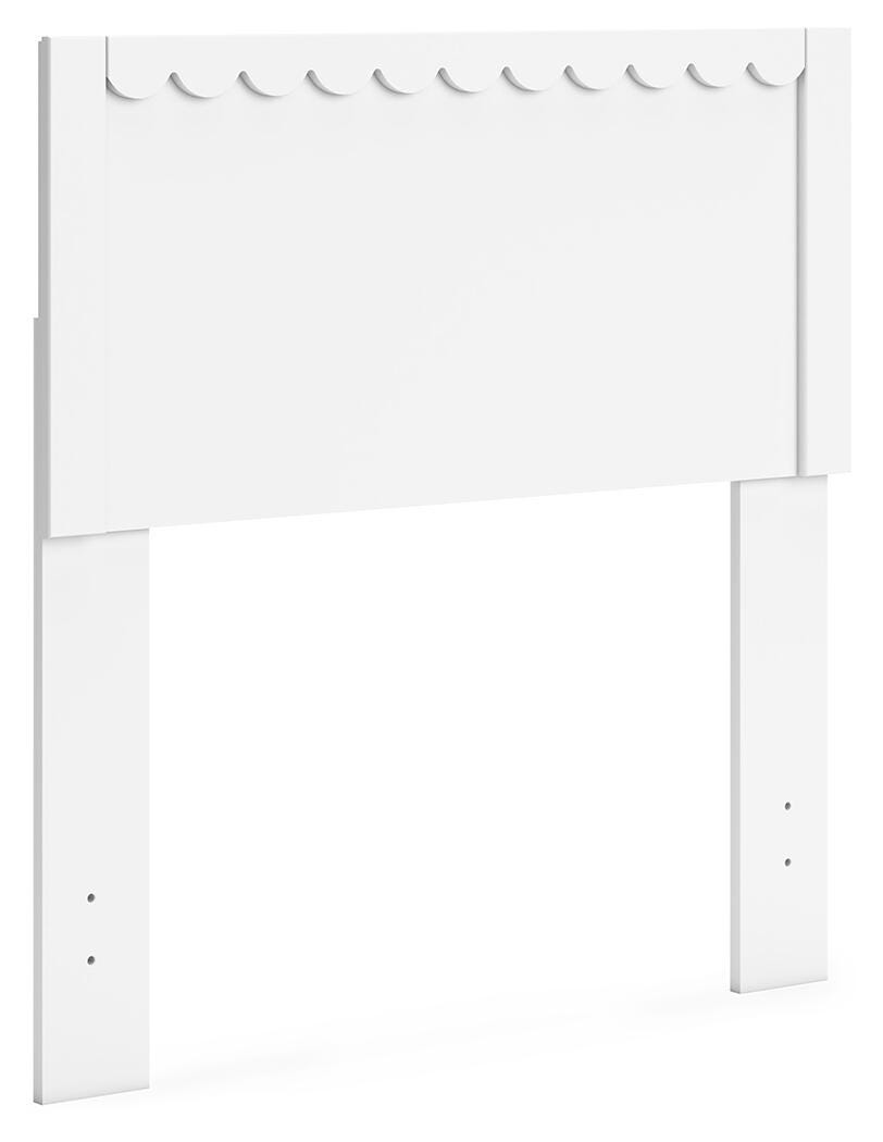 Click here for Hallityn Twin Panel Headboard  White prices