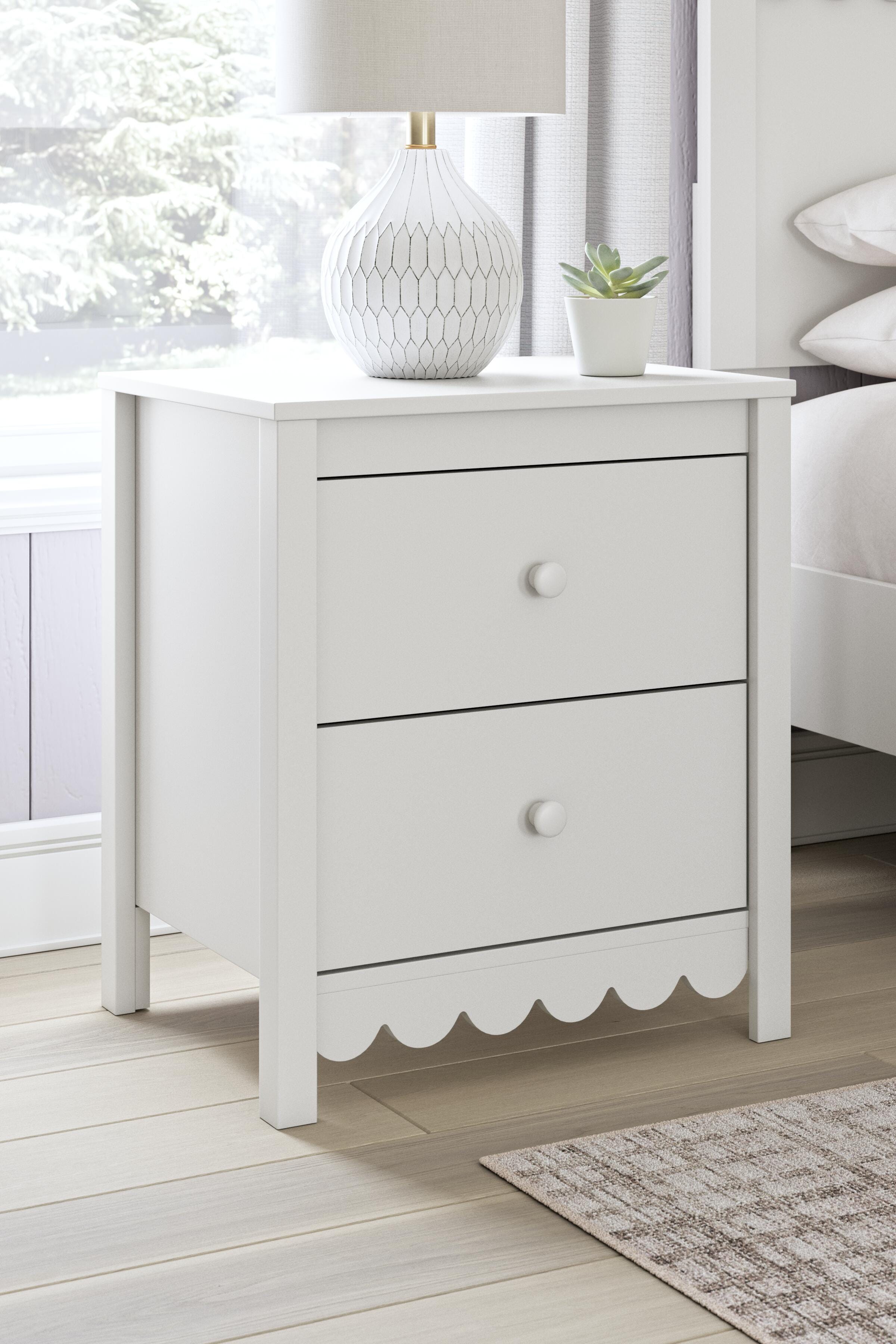 Click here for Hallityn 21 2 Drawer Nightstand  White prices